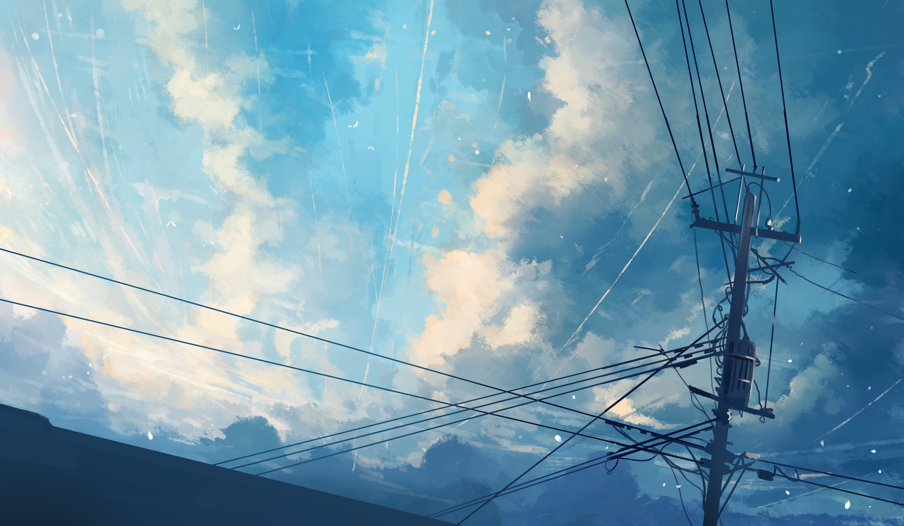 Download Anime Sky Sky Anime HD Wallpaper by Axle