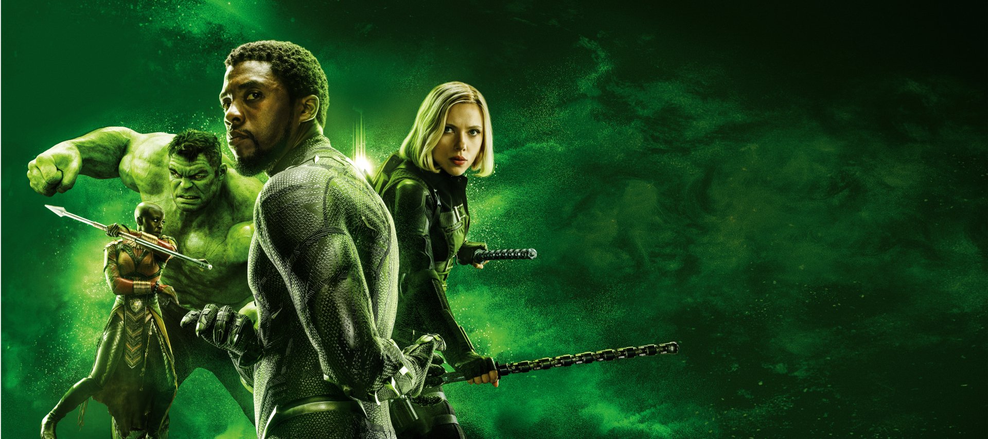 Avengers: Infinity War - Black Panther, Black Widow & Hulk 4K Ultra HD ...