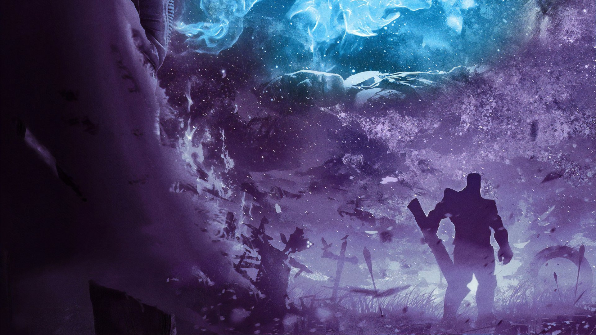 Epic Avengers Endgame HD: Rocket Raccoon vs Thanos Showdown Wallpaper