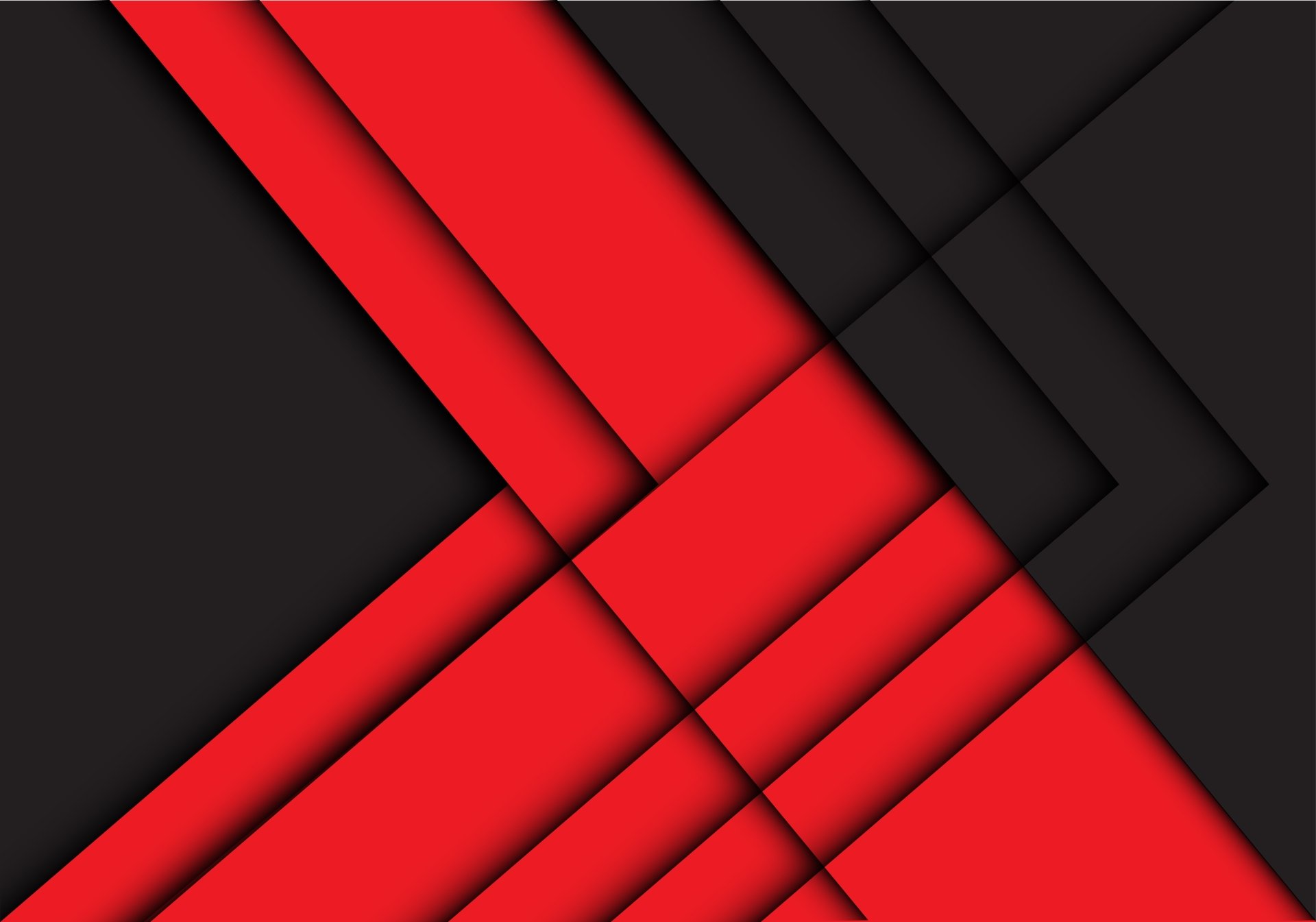 Download Shapes Black Red Abstract Geometry Abstract Black Red And ...
