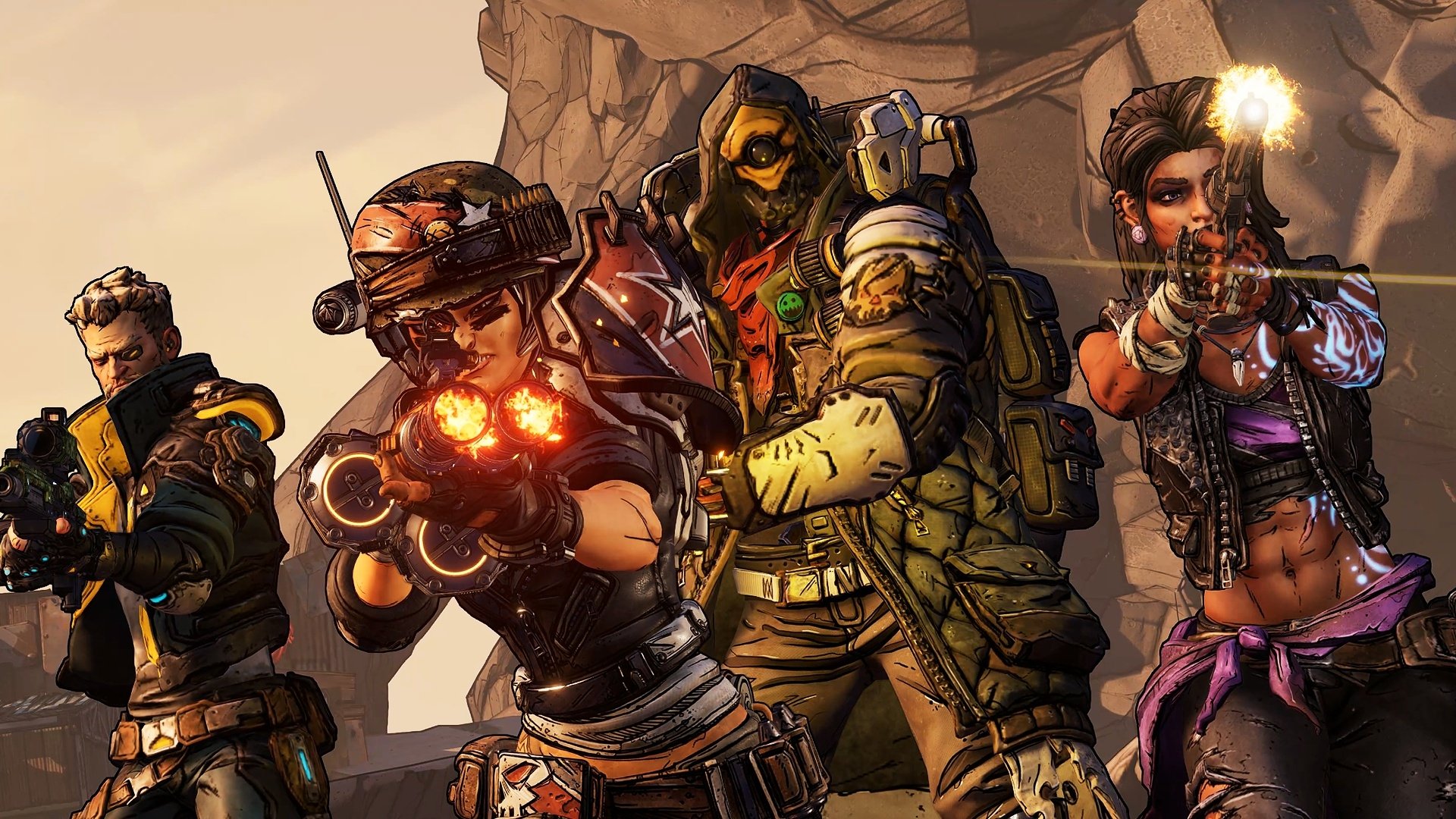 Borderlands 3 HD Wallpaper: Zane, Amara & FL4K in Action