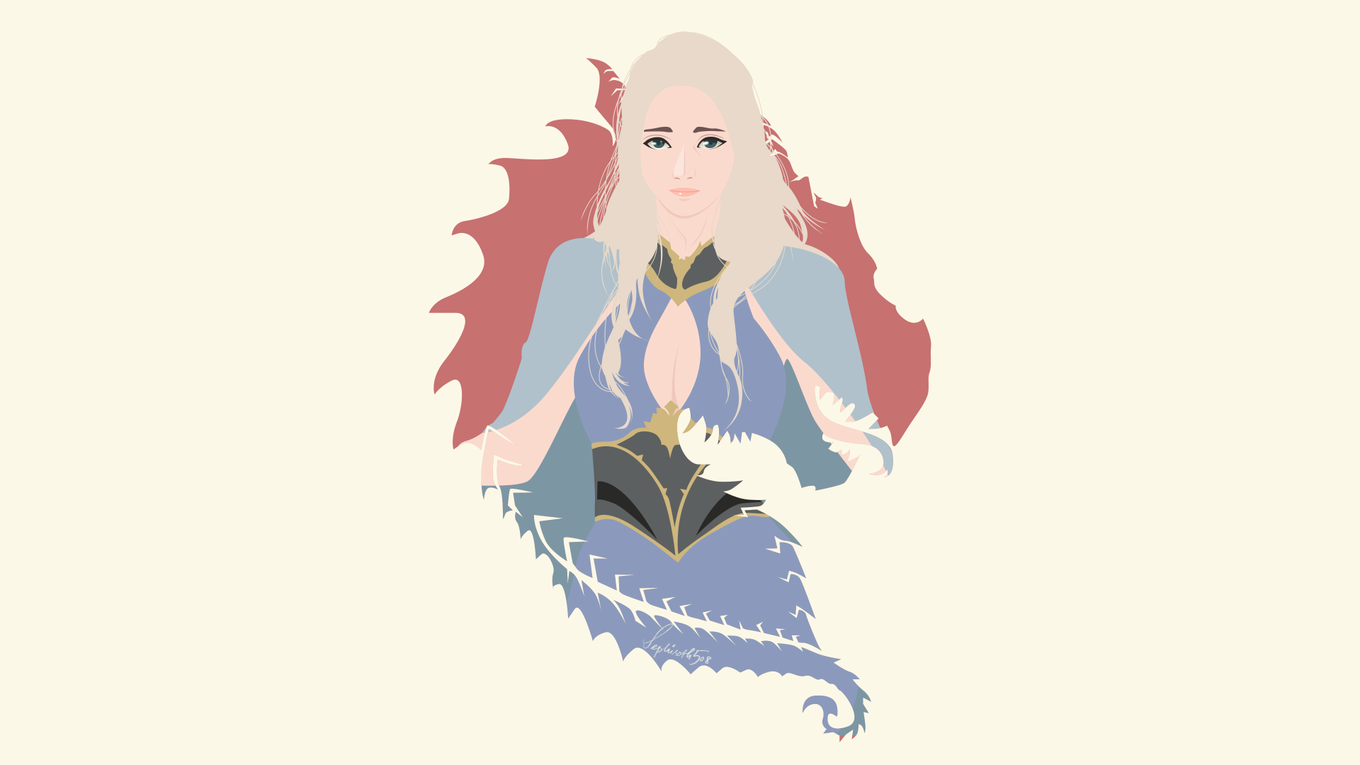 Download Daenerys Targaryen Minimalist TV Show Game Of Thrones 4k Ultra ...