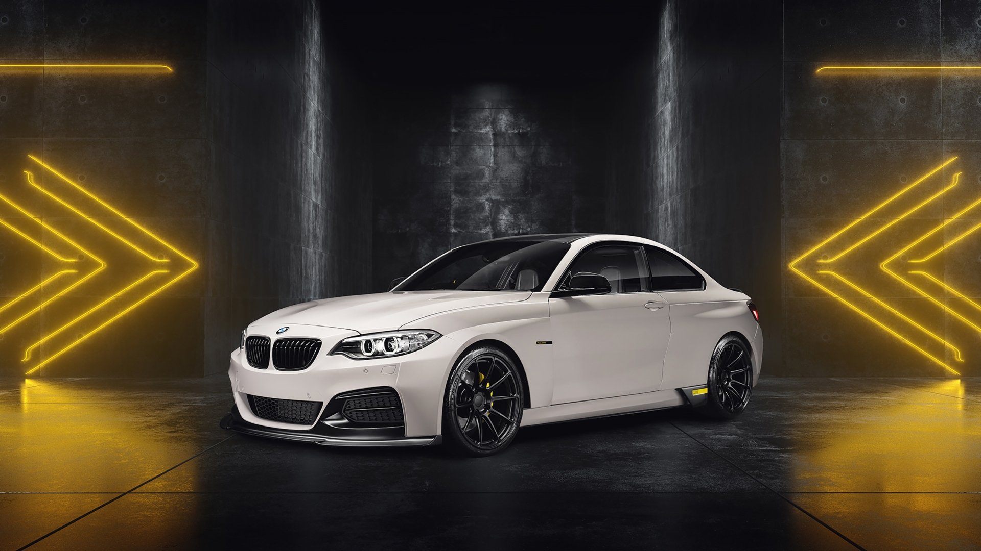 Download White Car Car BMW Vehicle BMW M2 HD Wallpaper