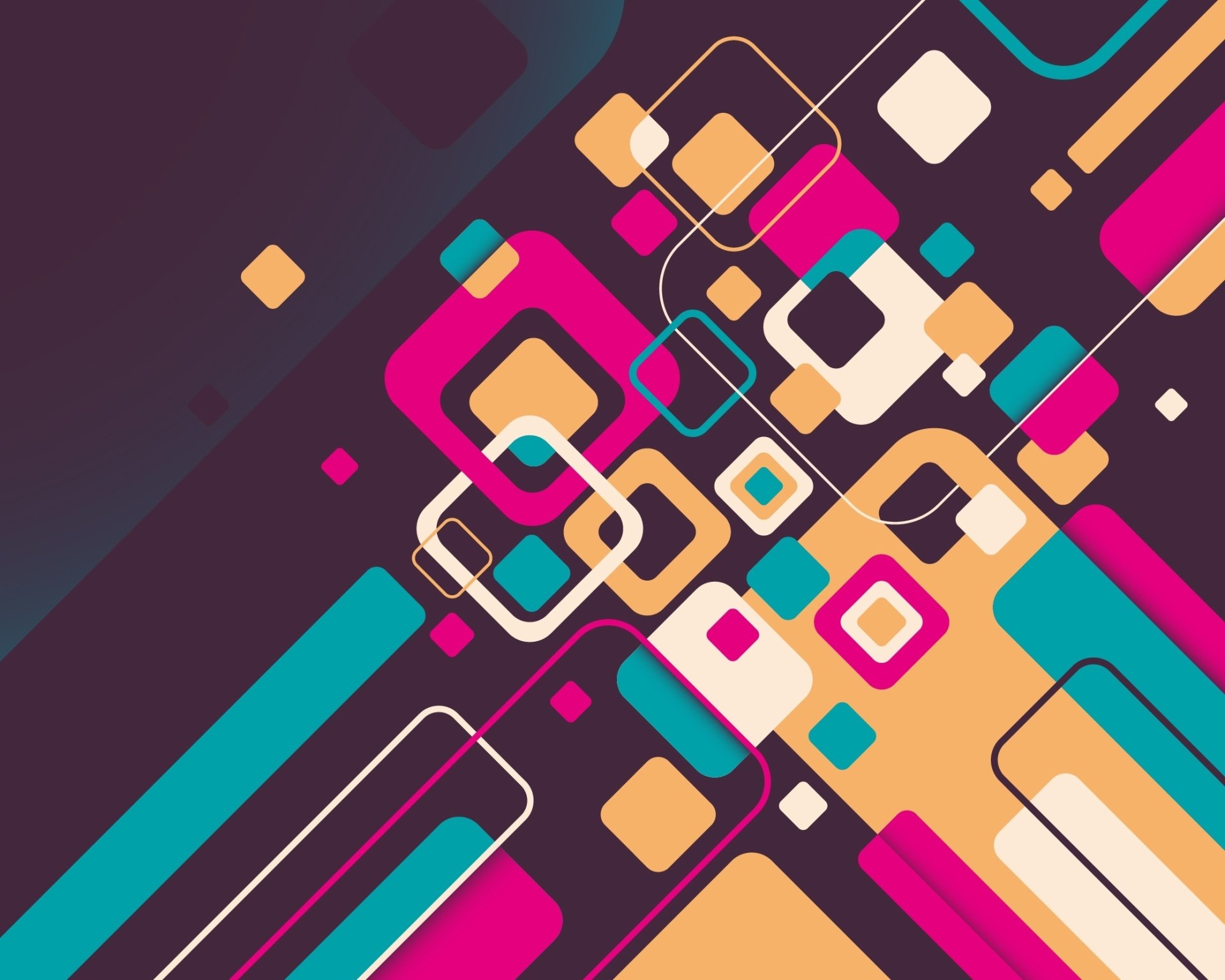 Download Shapes Abstract Colors HD Wallpaper