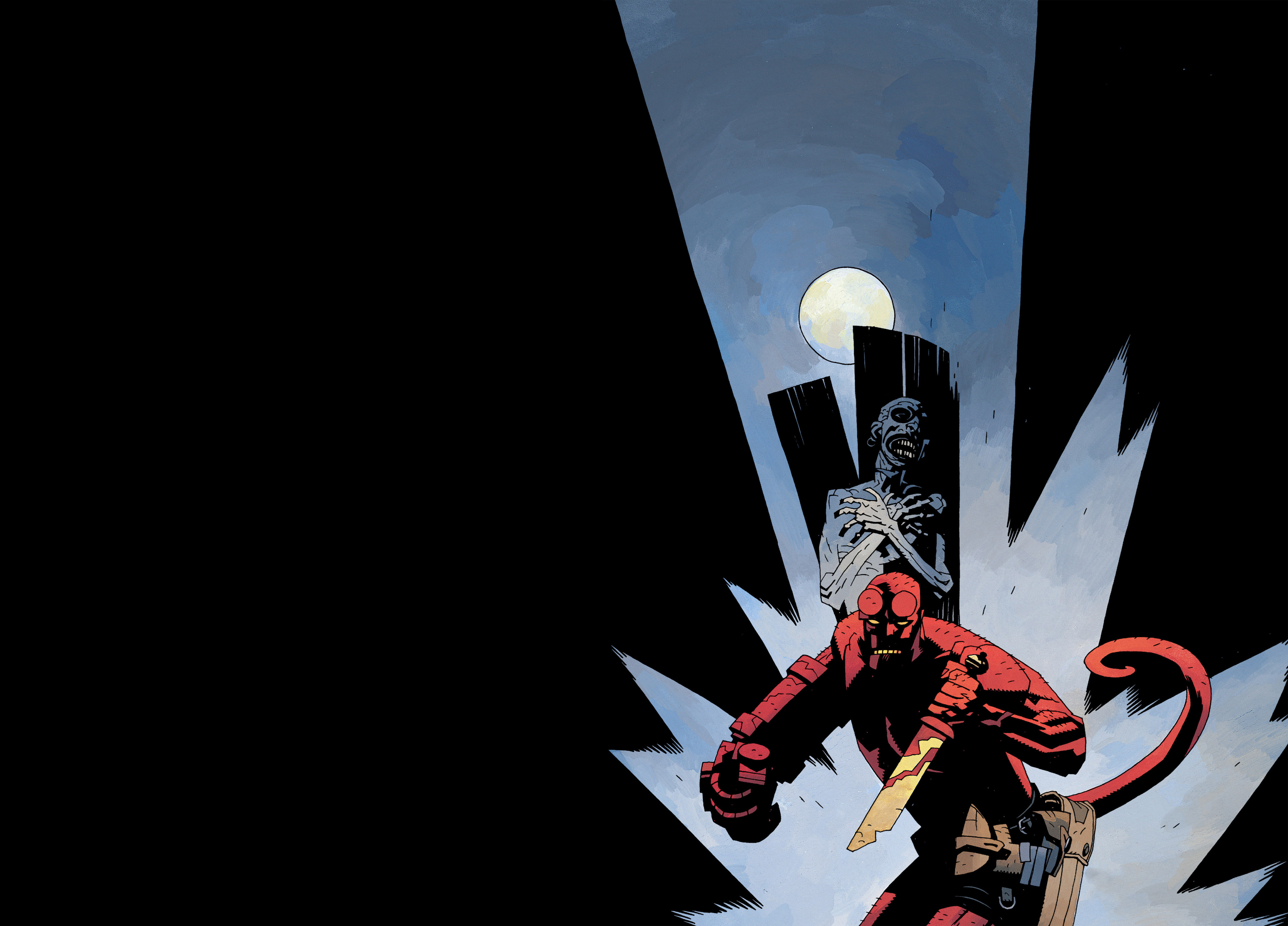 Download Comic Hellboy 4k Ultra HD Wallpaper