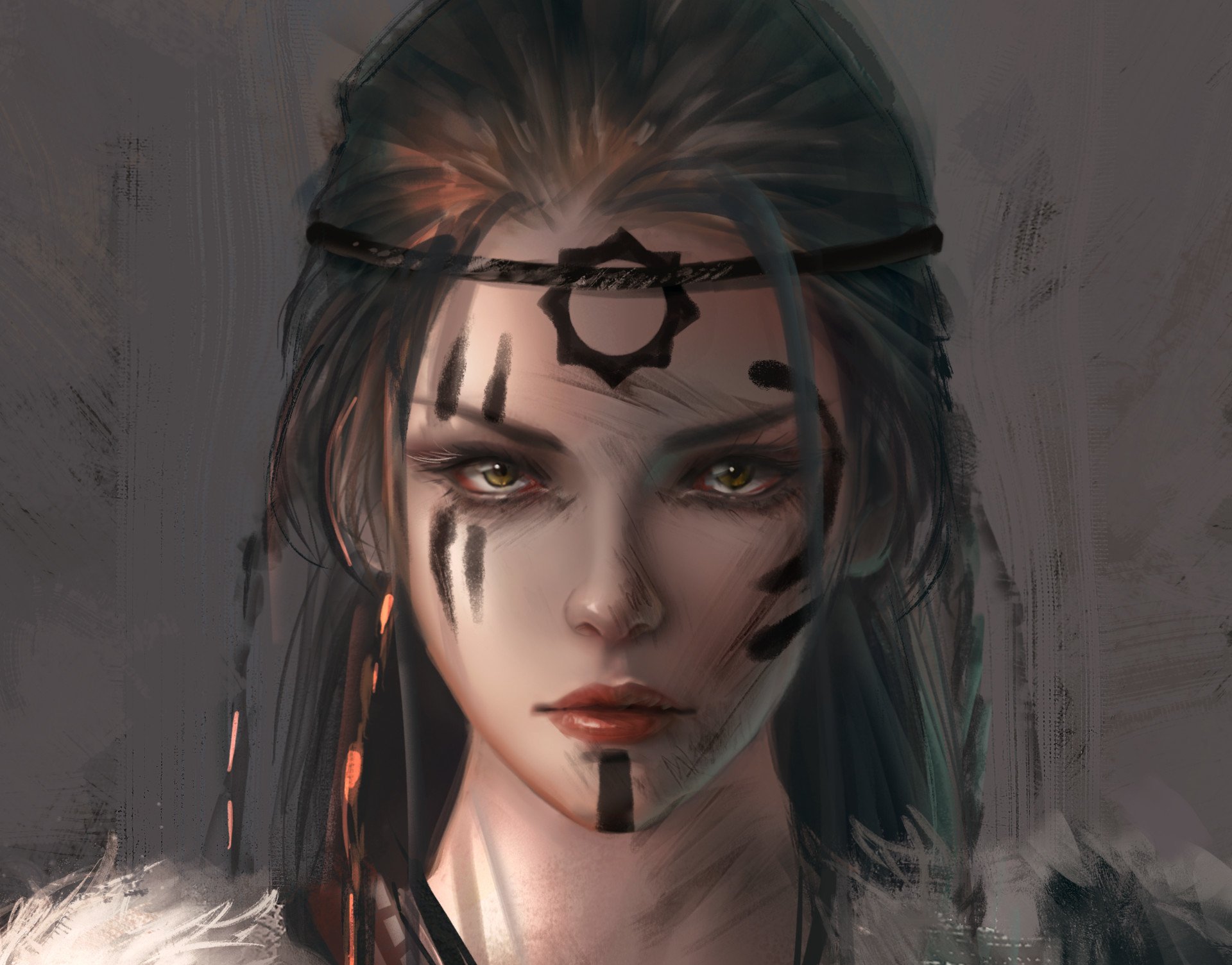 Fantasy Art Face Wallpaper