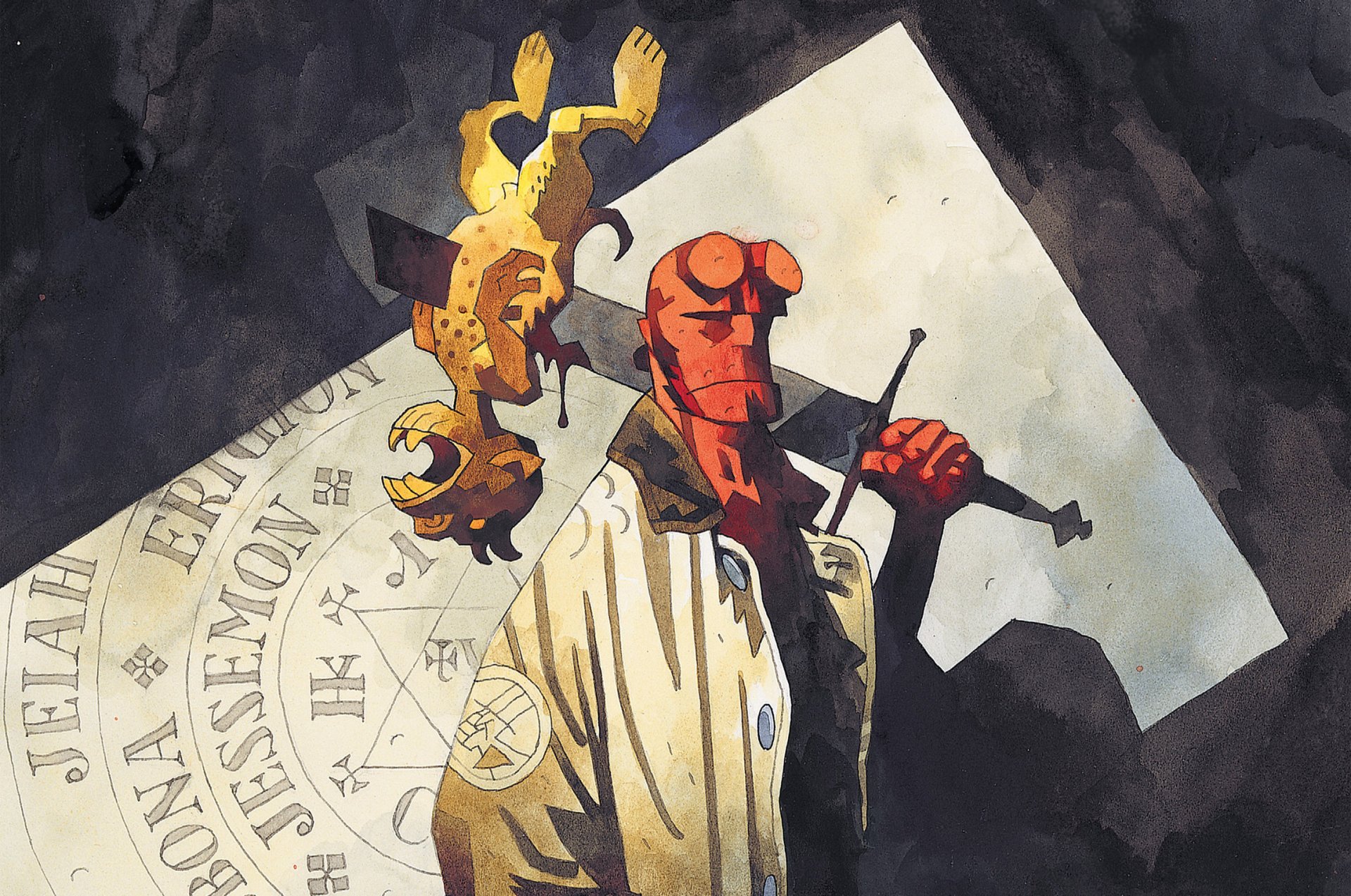 Hellboy: Shadow Sigils — HD Comic Wallpaper