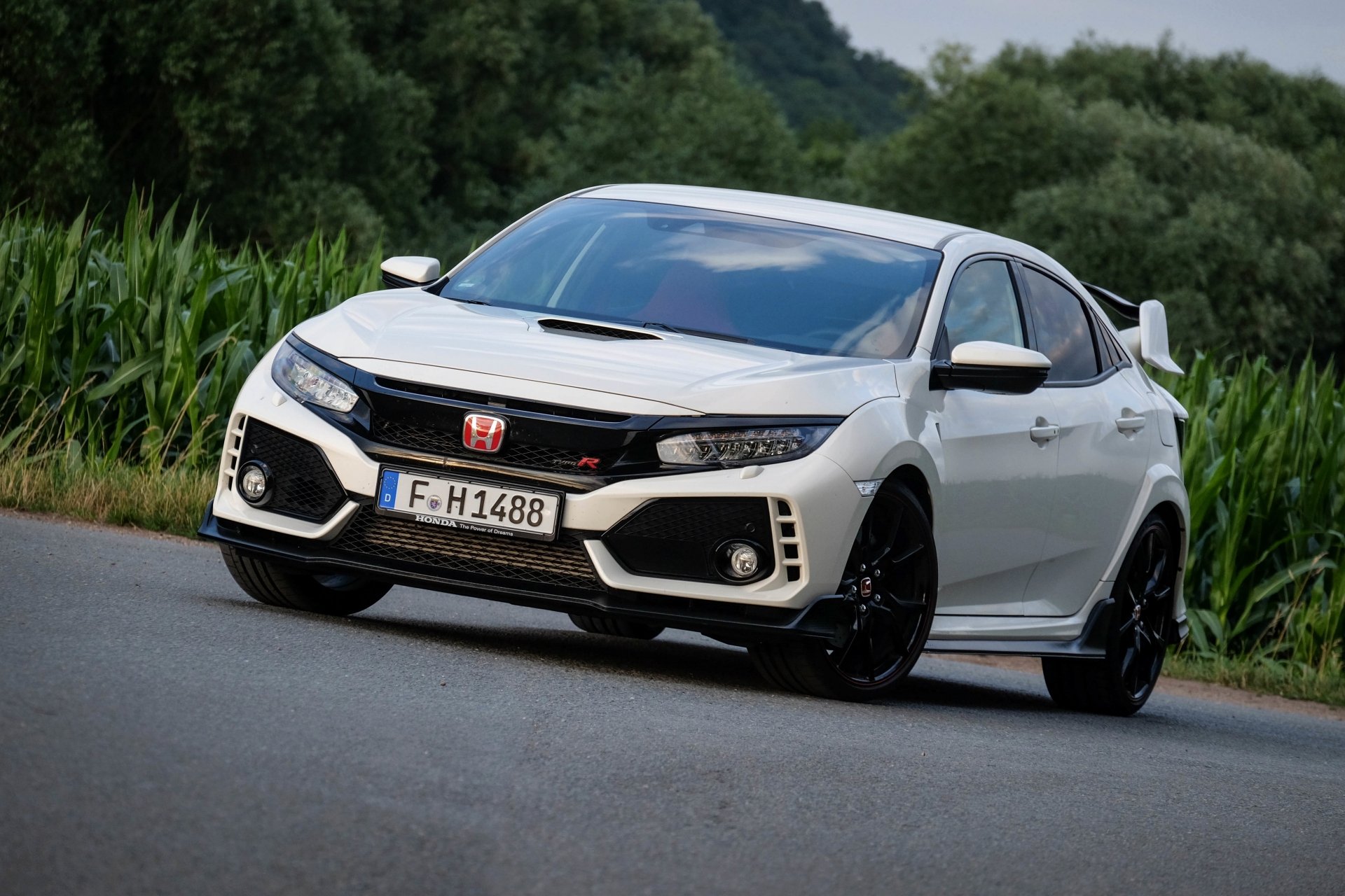 Download White Car Car Honda Civic Honda Vehicle Honda Civic Type R 4k ...