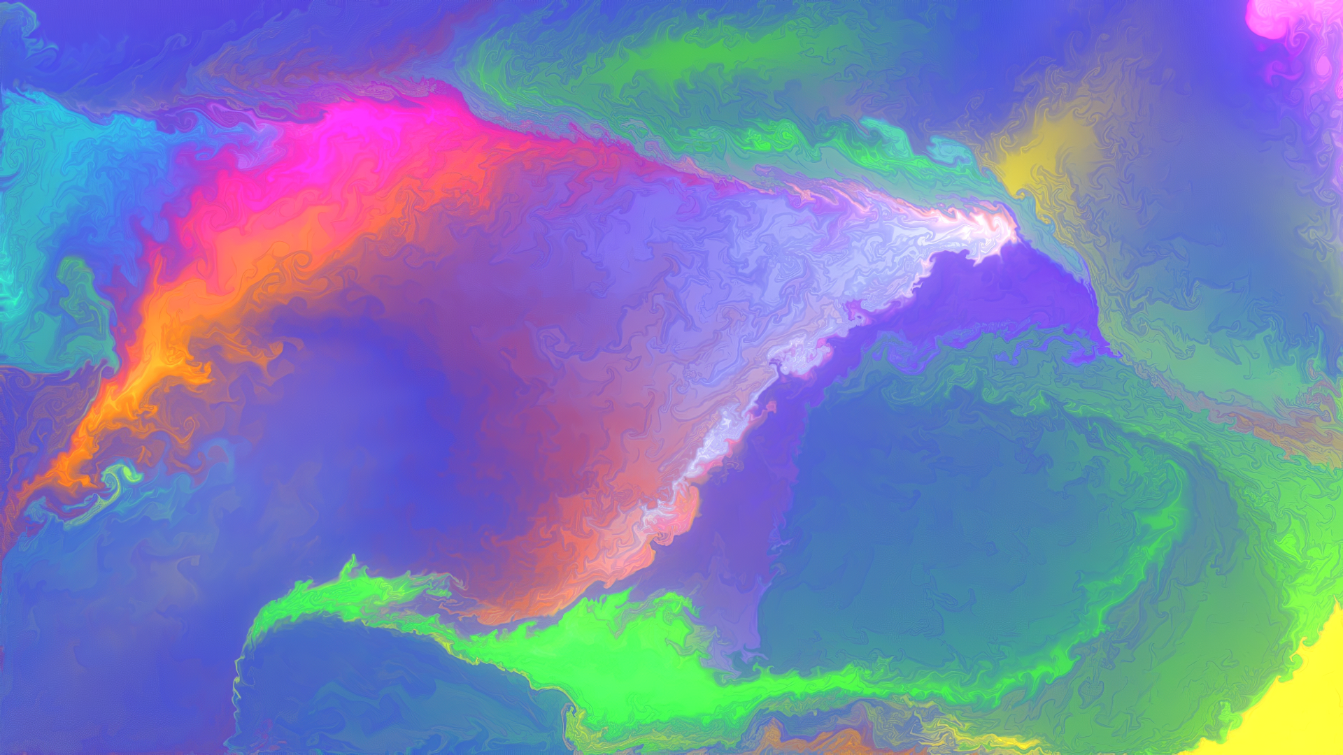 Rainbow Liquid Wallpaper Abstract