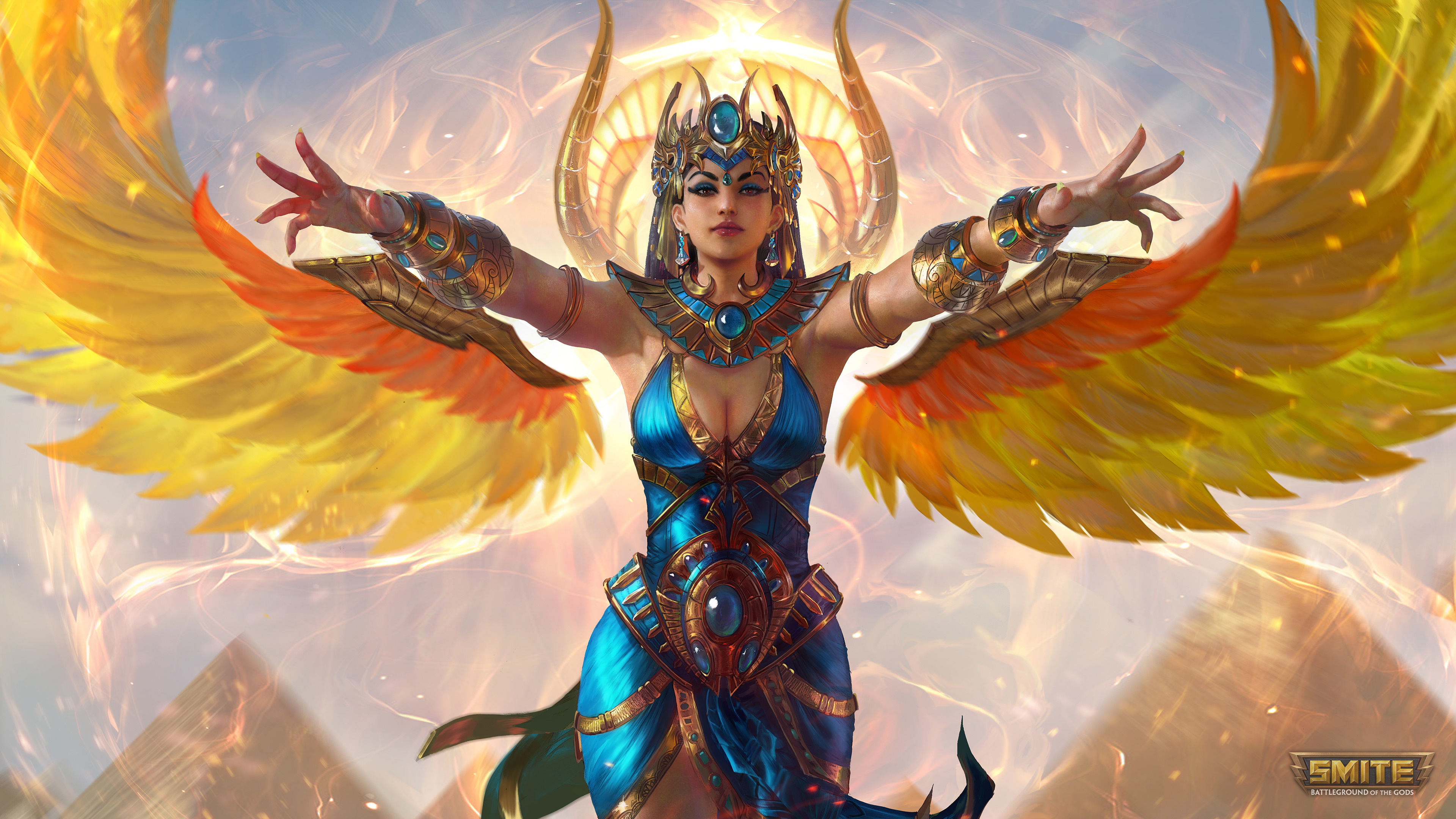 Isis Smite Wallpaper Hd Wallpaper Video Game Smite Isis Smite