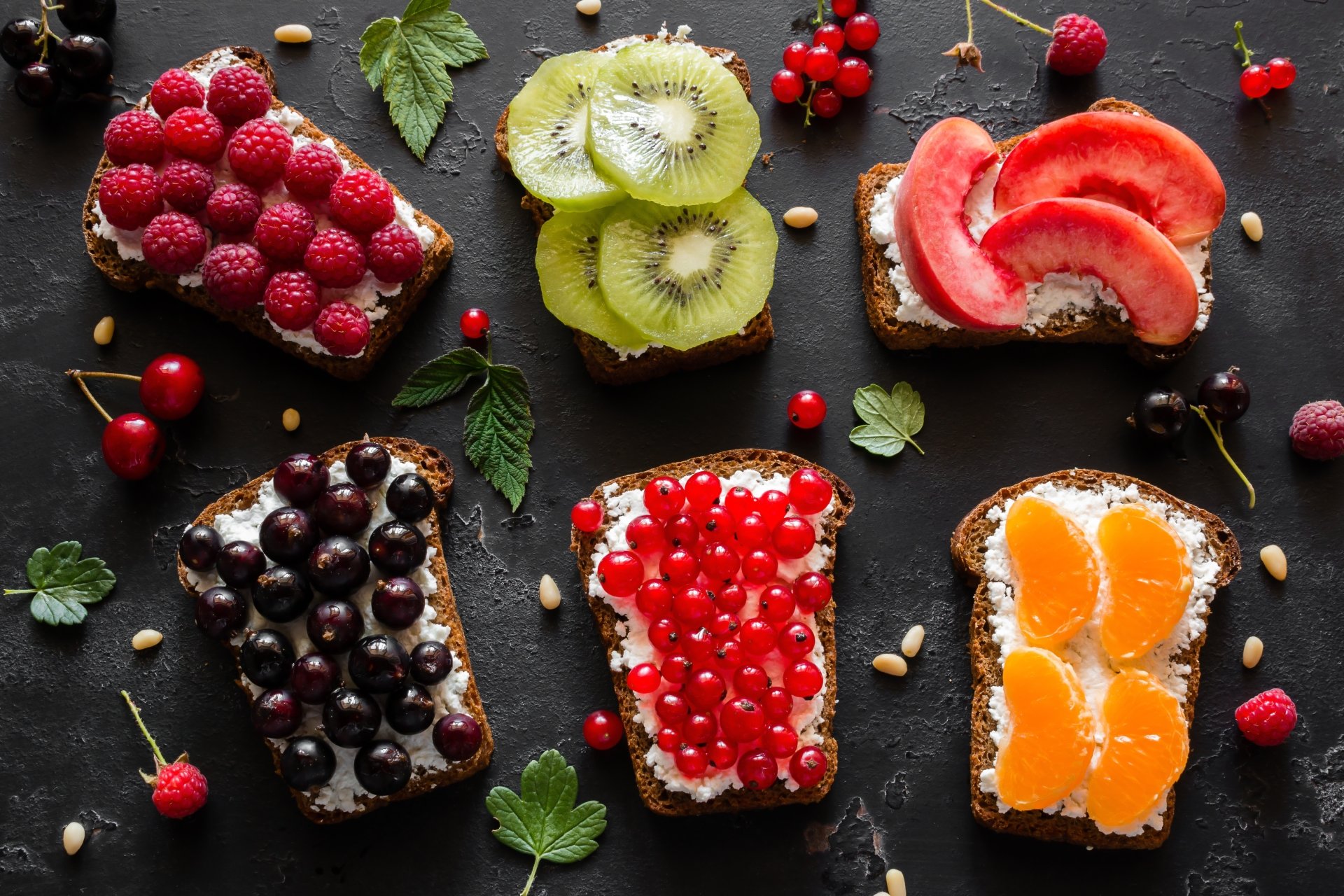 Download Still Life Fruit Bread Berry Food Toast 4k Ultra HD Wallpaper