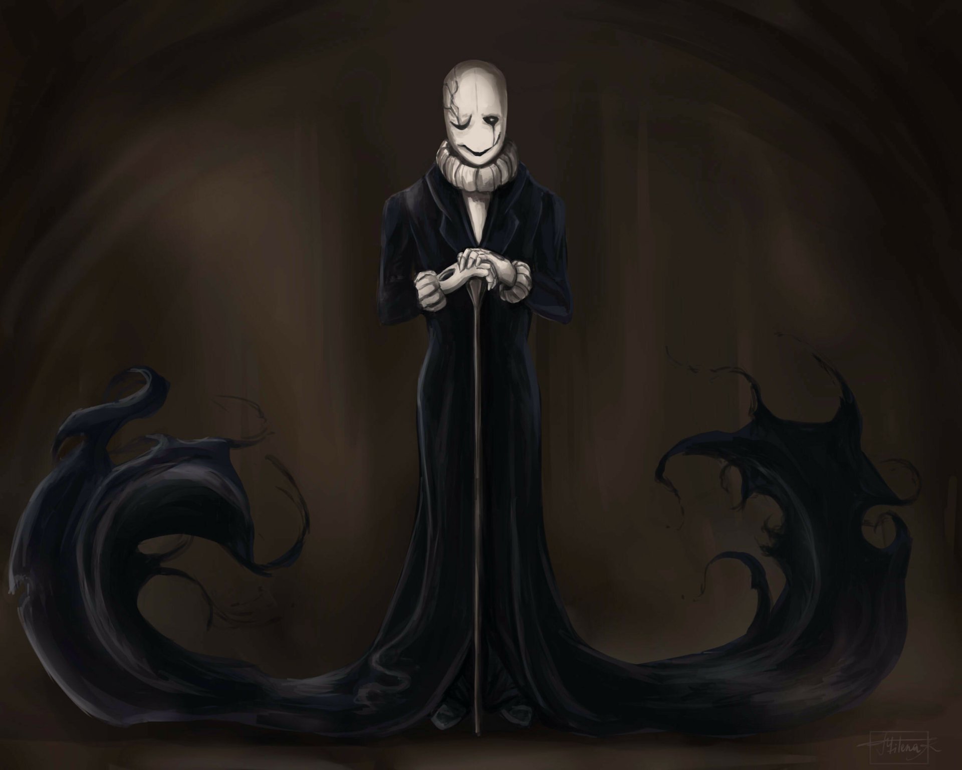 Download Gaster (Undertale) Video Game Undertale HD Wallpaper