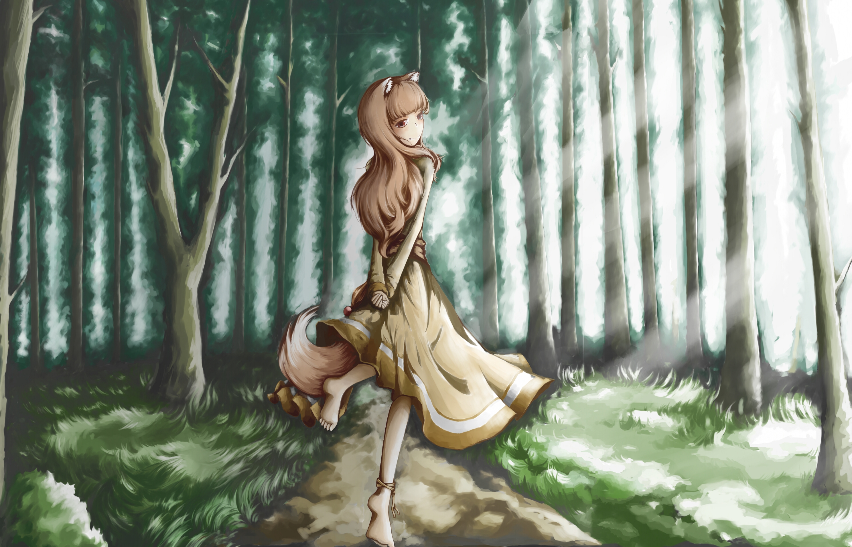 Download Holo (Spice & Wolf) Anime Spice And Wolf HD Wallpaper by ...