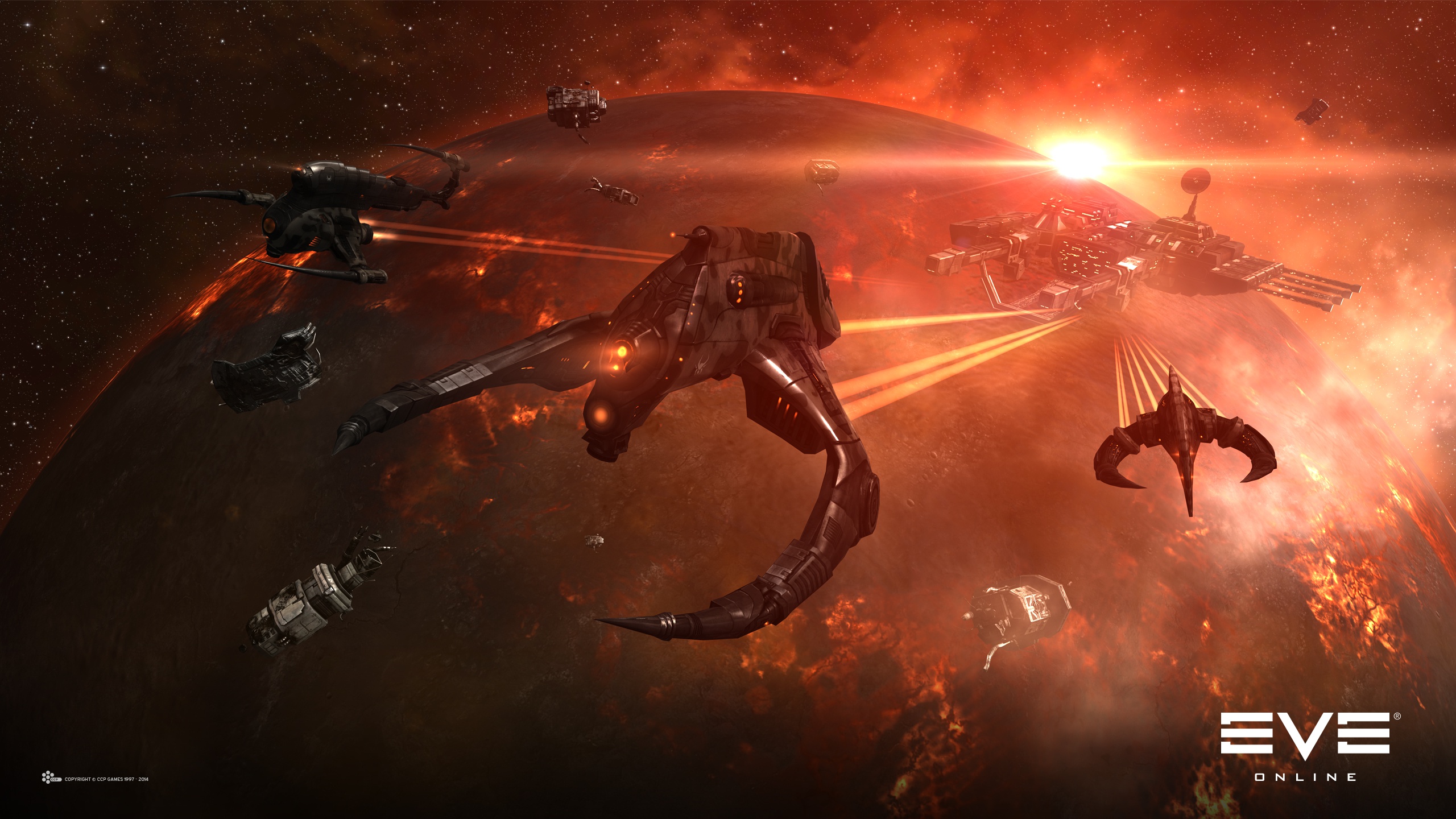 Download Spaceship Space Video Game EVE Online HD Wallpaper