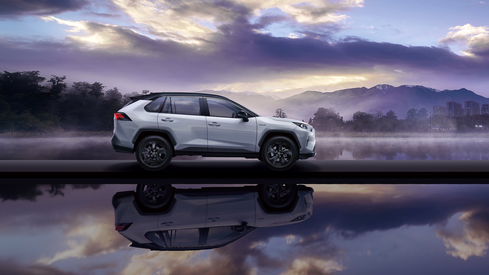 Download Vehicle Toyota RAV4 Hybrid 4k Ultra HD Wallpaper