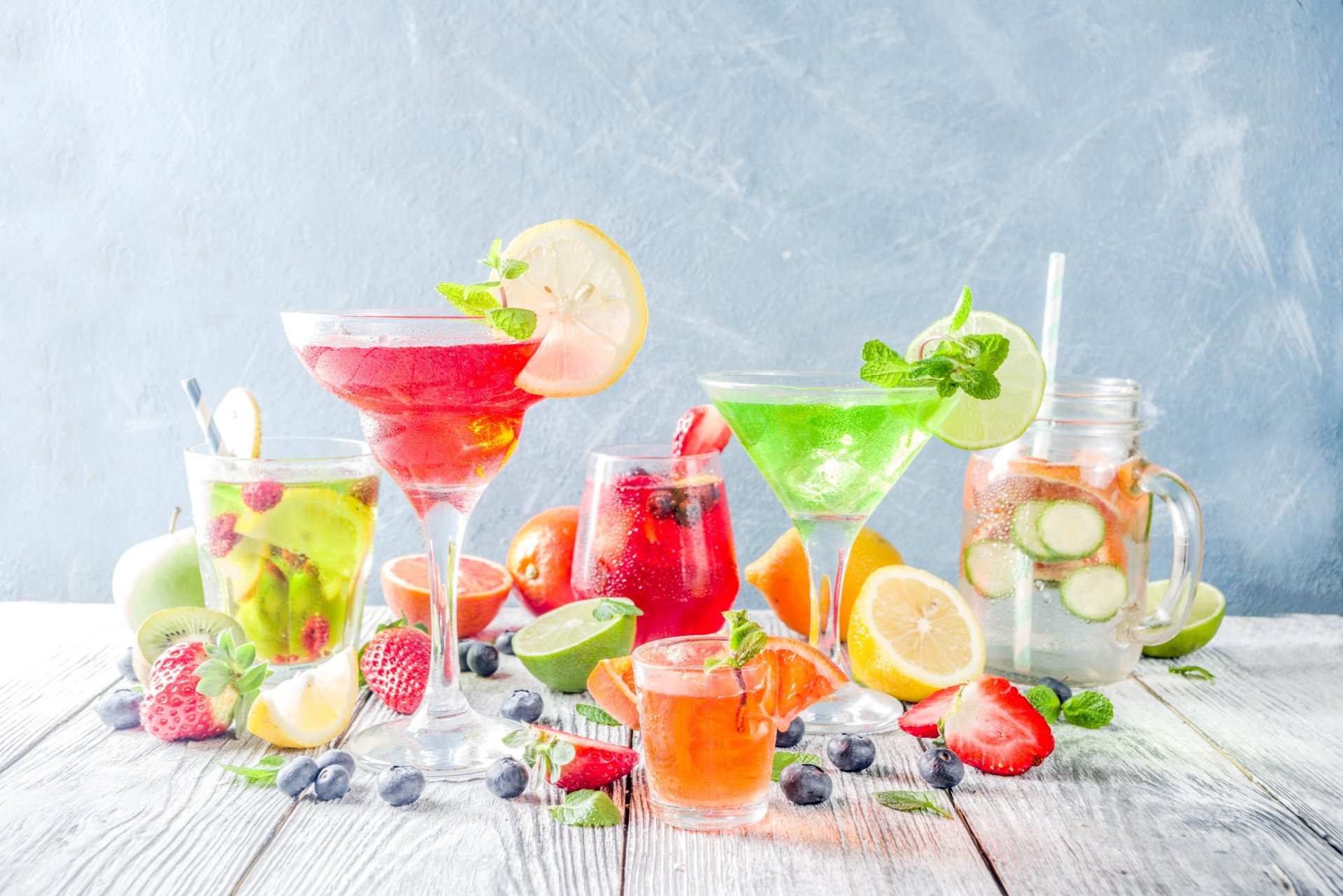 Download Still Life Drink Fruit Glass Food Cocktail 4k Ultra HD Wallpaper