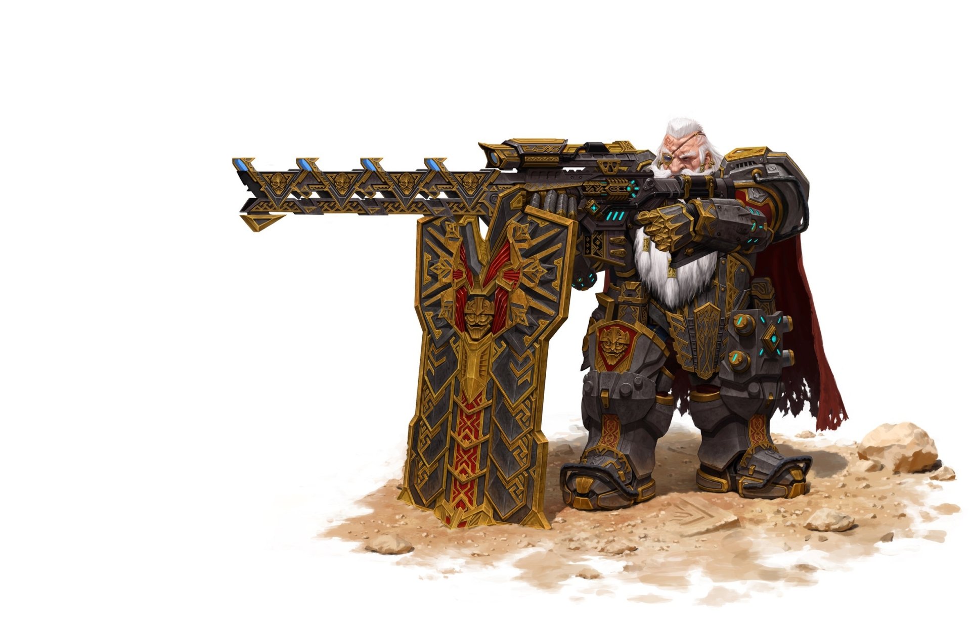 Download Warrior Weapon Fantasy Dwarf Fantasy Warrior HD Wallpaper by ...