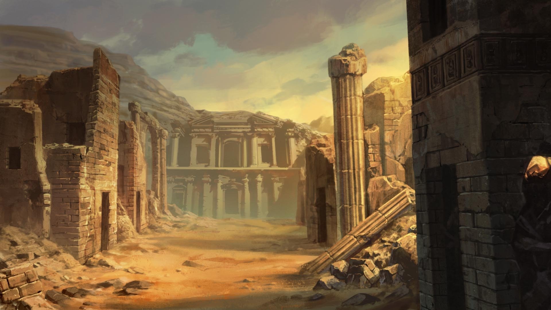 Download Ruin Anime Original HD Wallpaper by oadneyung