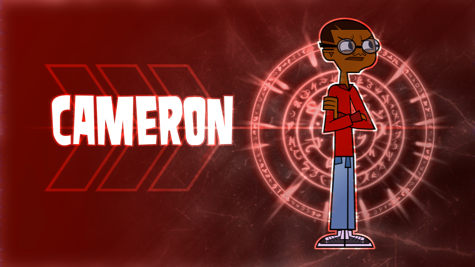 Cameron (Red Background) by Lilothestitch