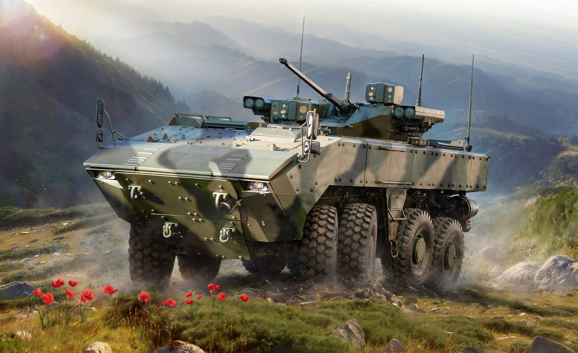 Download Vehicle Military Armored Vehicle HD Wallpaper