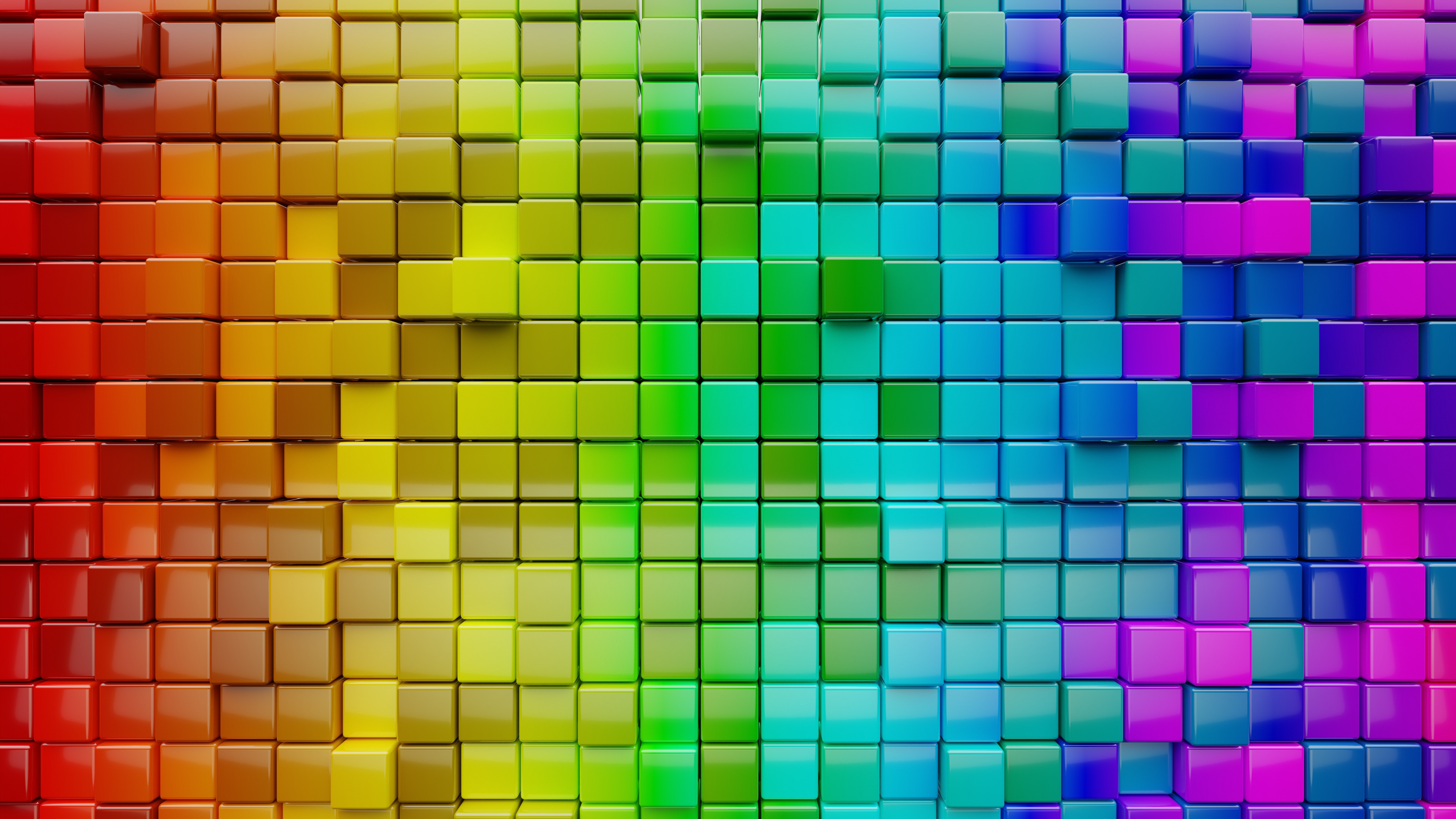 Download Colorful Colors Pattern Abstract Cube 4k Ultra HD Wallpaper