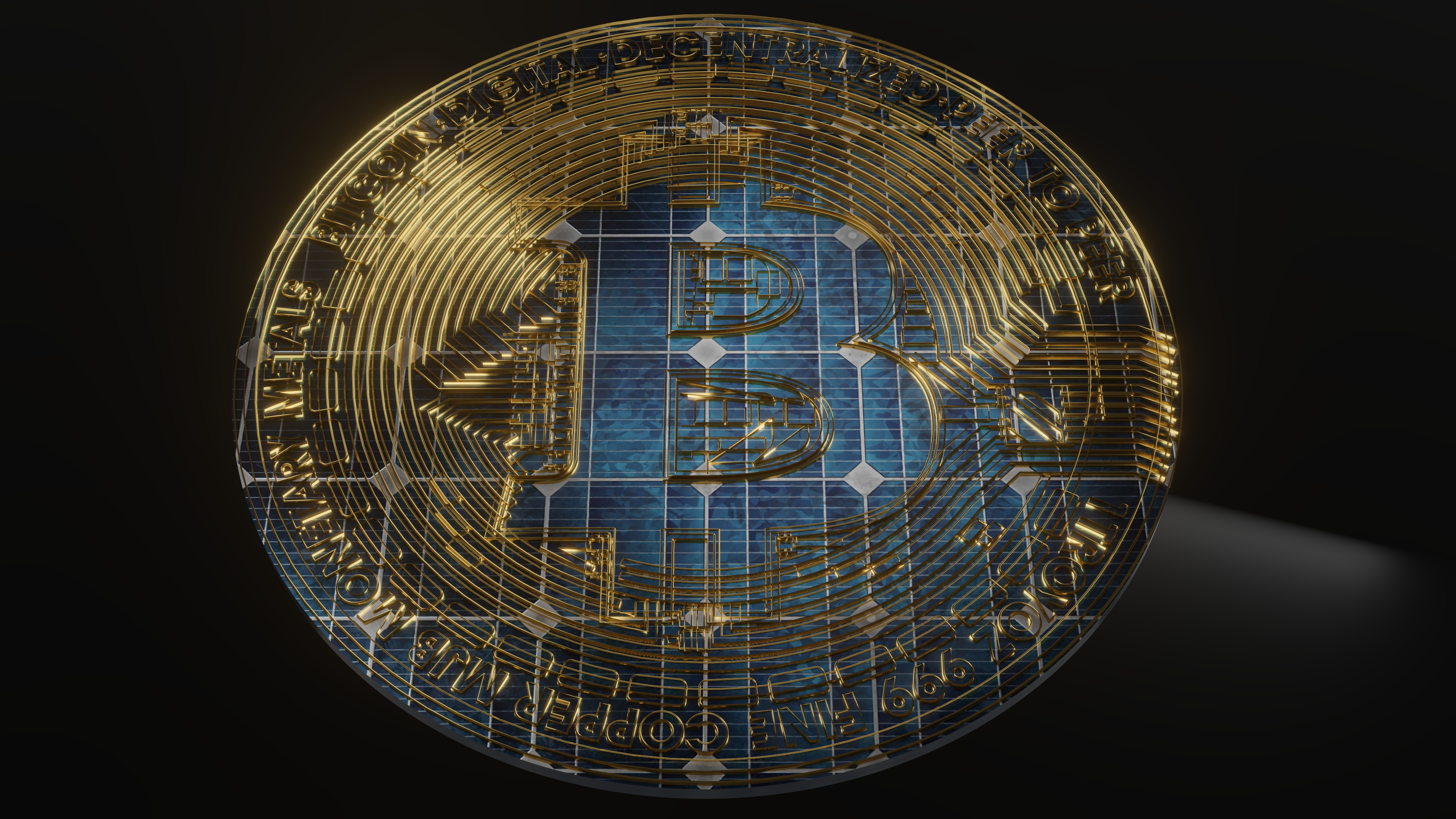 Bitcoin 4k Ultra HD Wallpaper by Aaron Olson