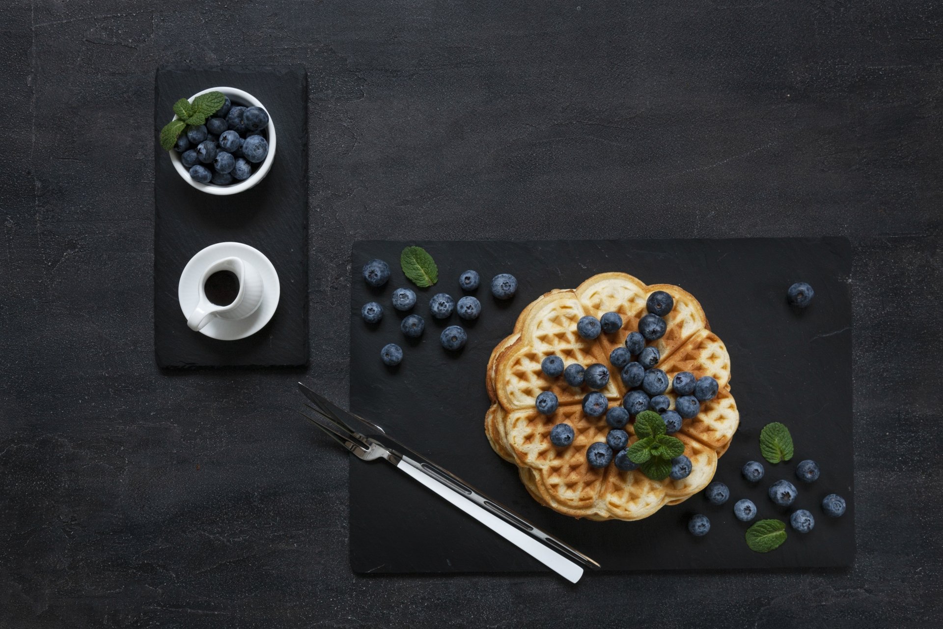 Download Fruit Still Life Blueberry Breakfast Berry Food Waffle 4k ...