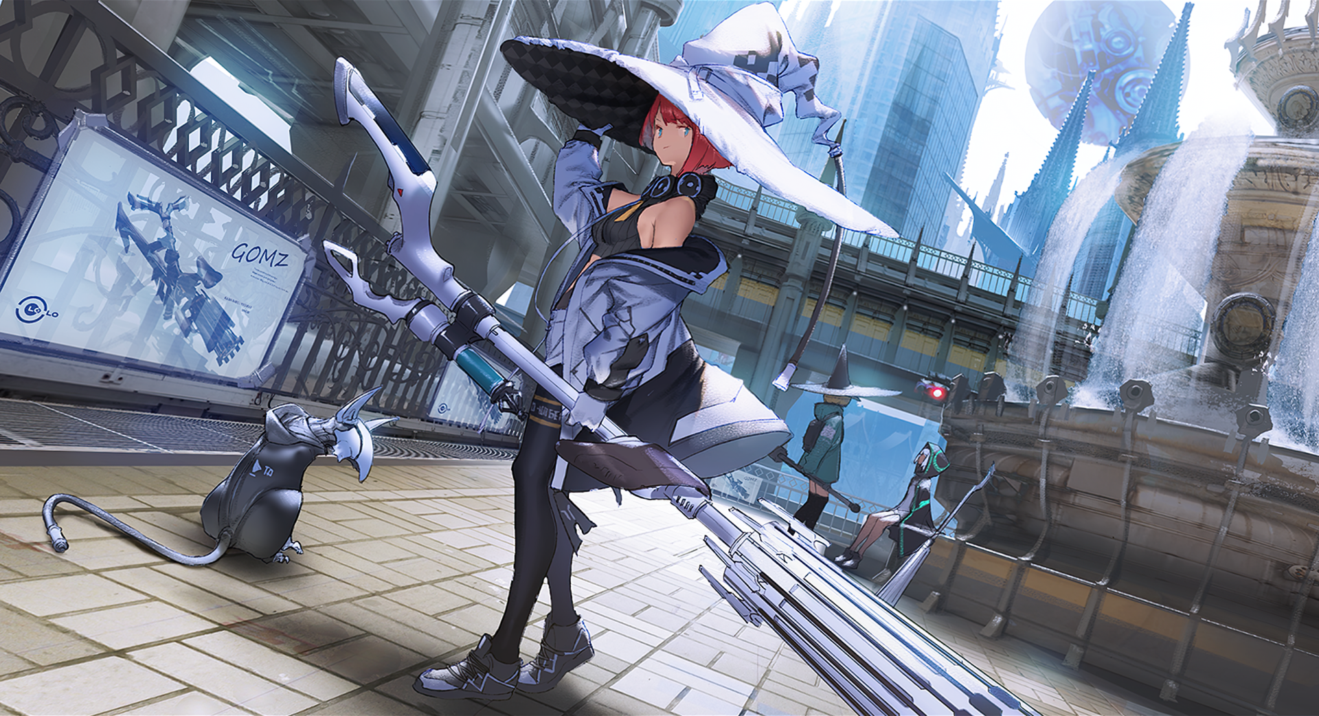 download-anime-witch-hd-wallpaper-by