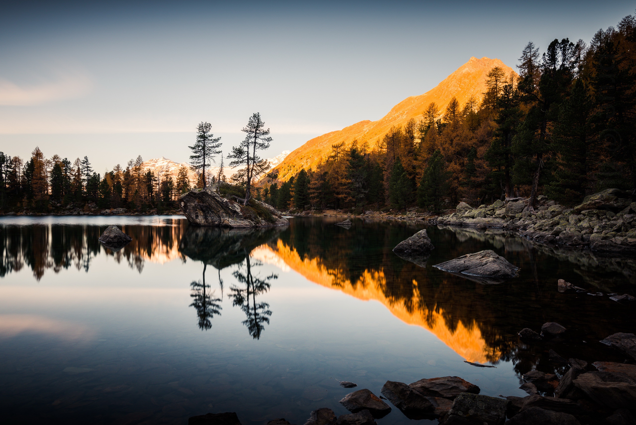 Download Mountain Reflection Nature Lake HD Wallpaper