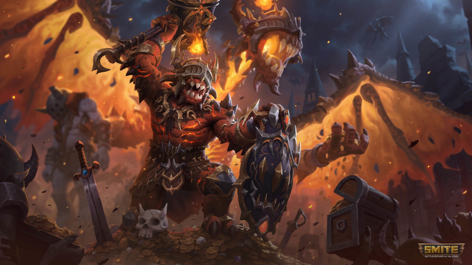 Download Fafnir (Smite) Video Game Smite HD Wallpaper