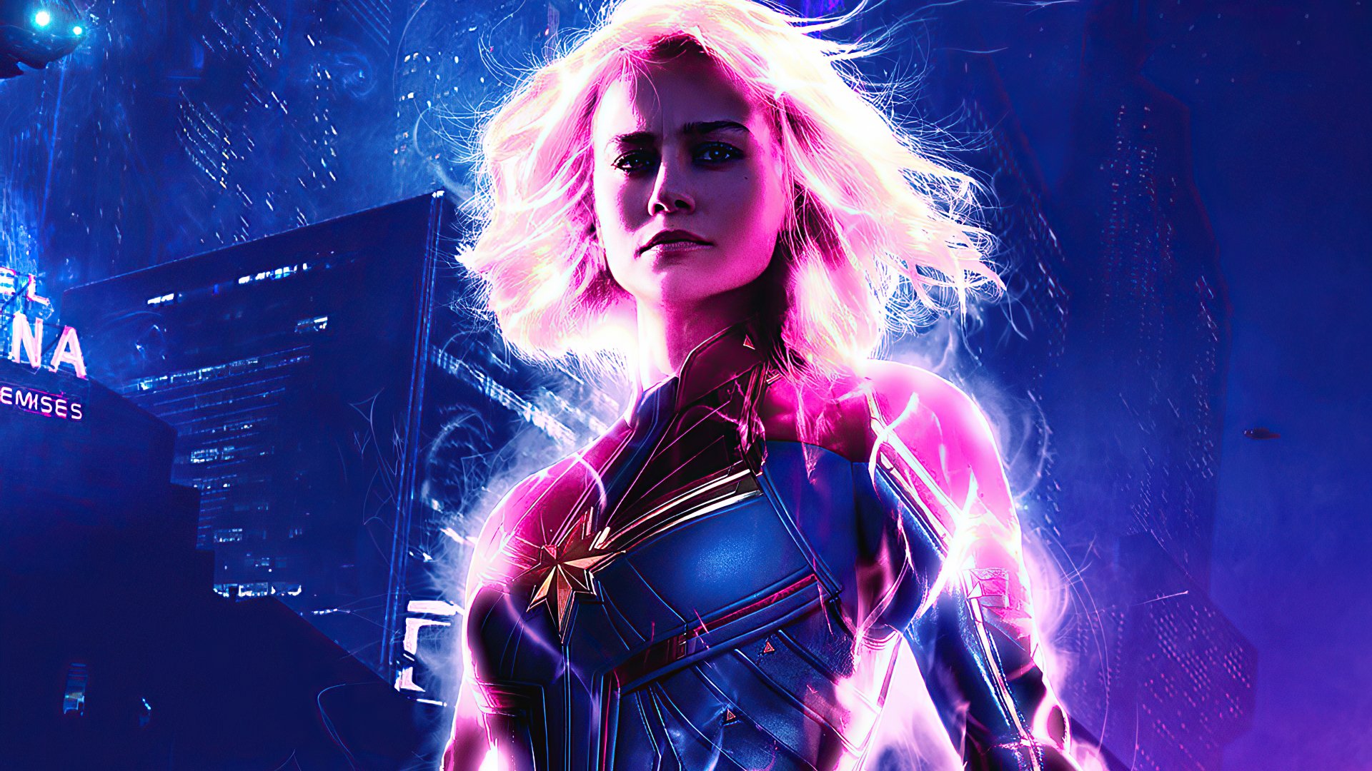 Download Carol Danvers Brie Larson Movie Captain Marvel 4k Ultra HD Wallpaper by VINDZ HENCHMAN