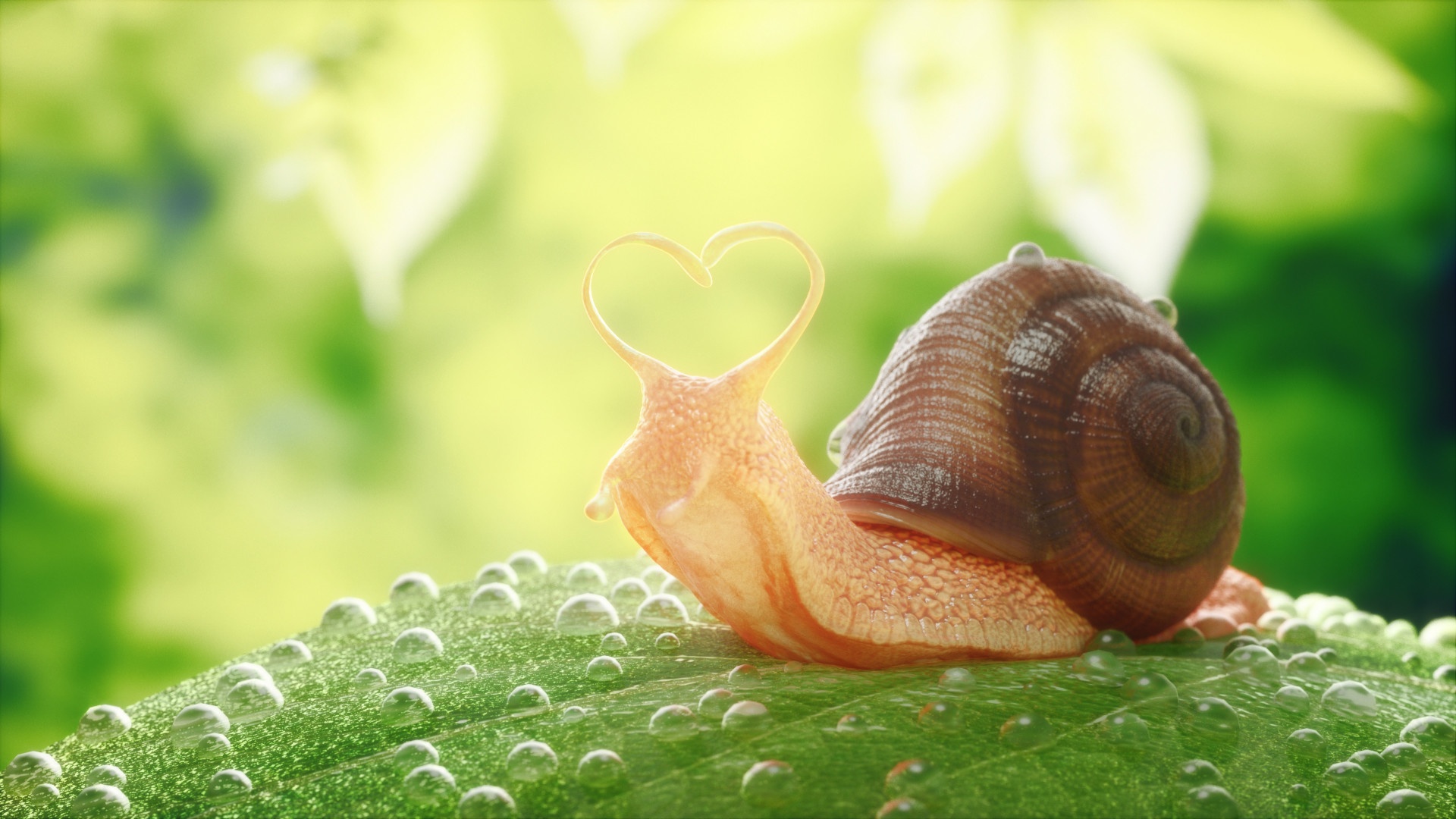 Download Macro Animal Snail HD Wallpaper