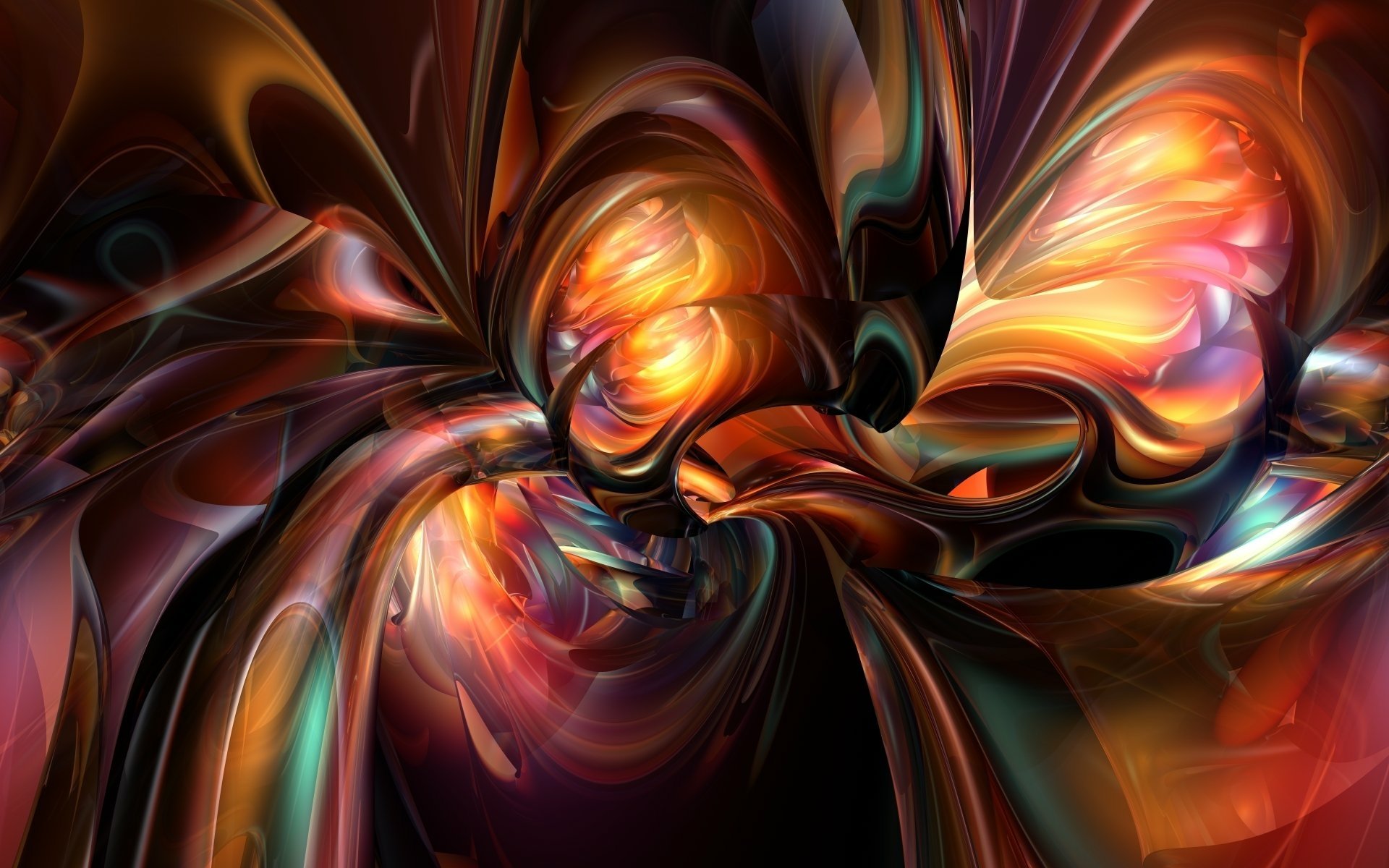 Abstract Shapes HD Wallpaper