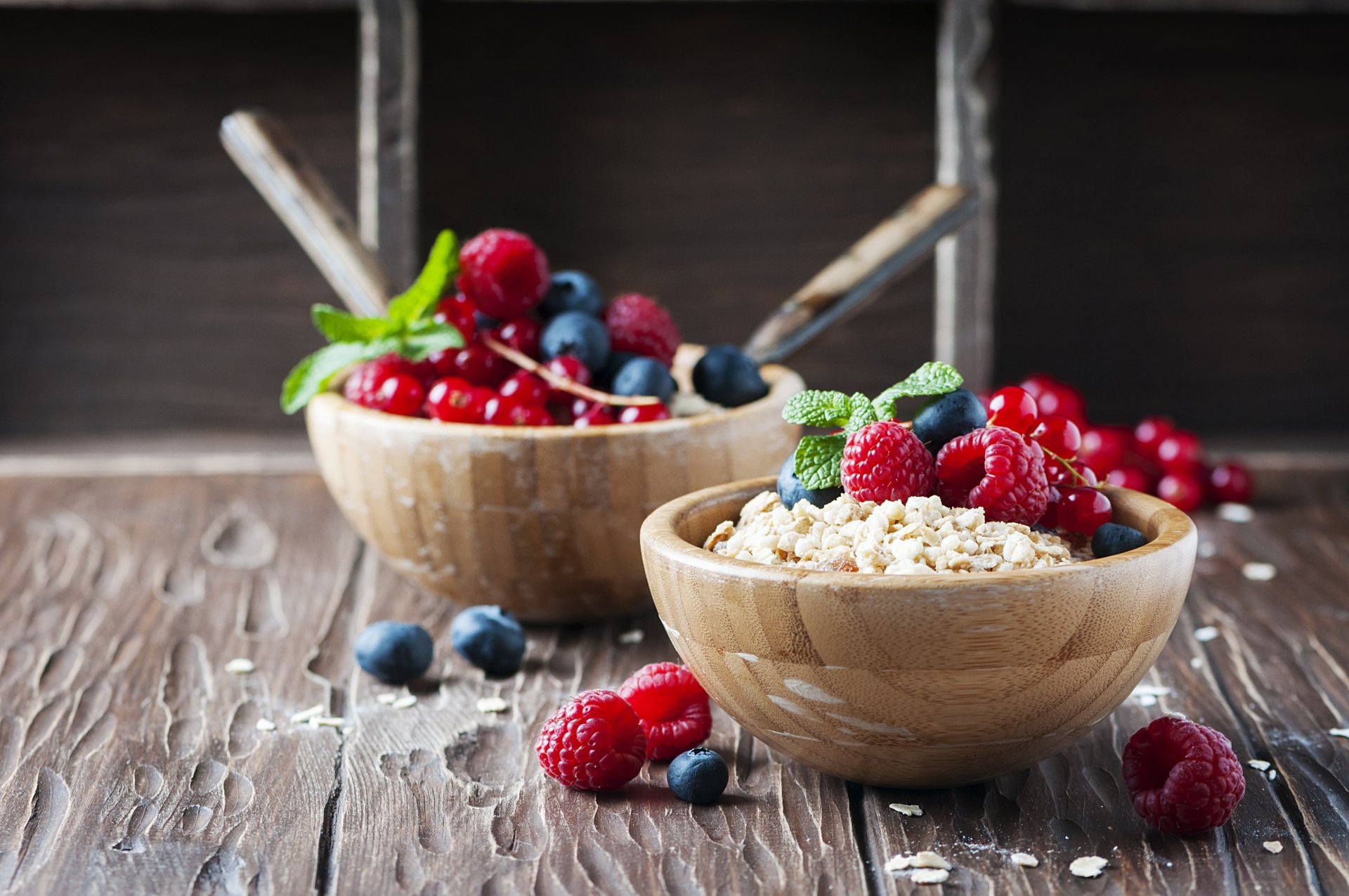Download Still Life Muesli Blueberry Raspberry Berry Food Breakfast 4k ...