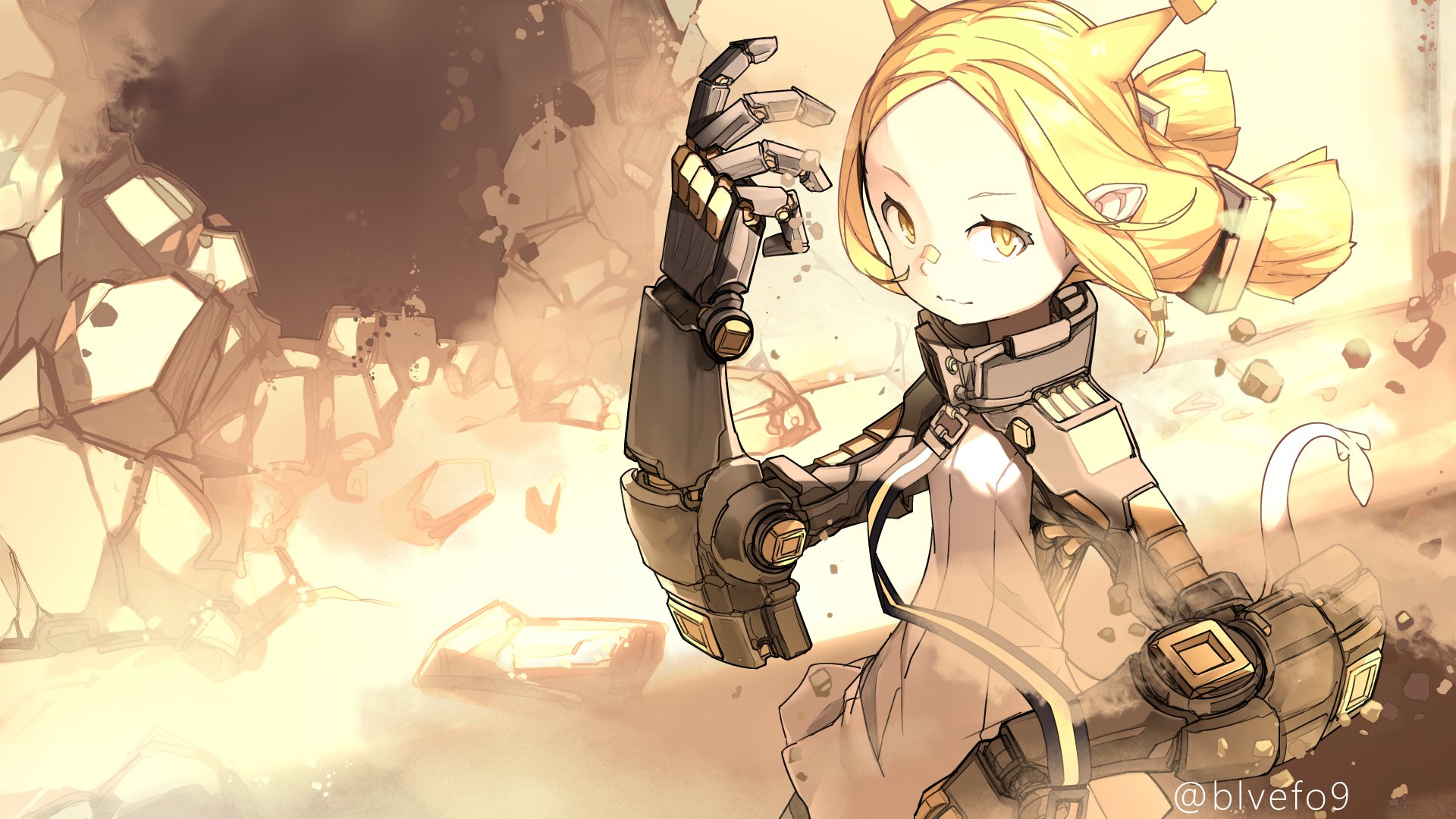 Anime Cyborg Girl Wallpaper
