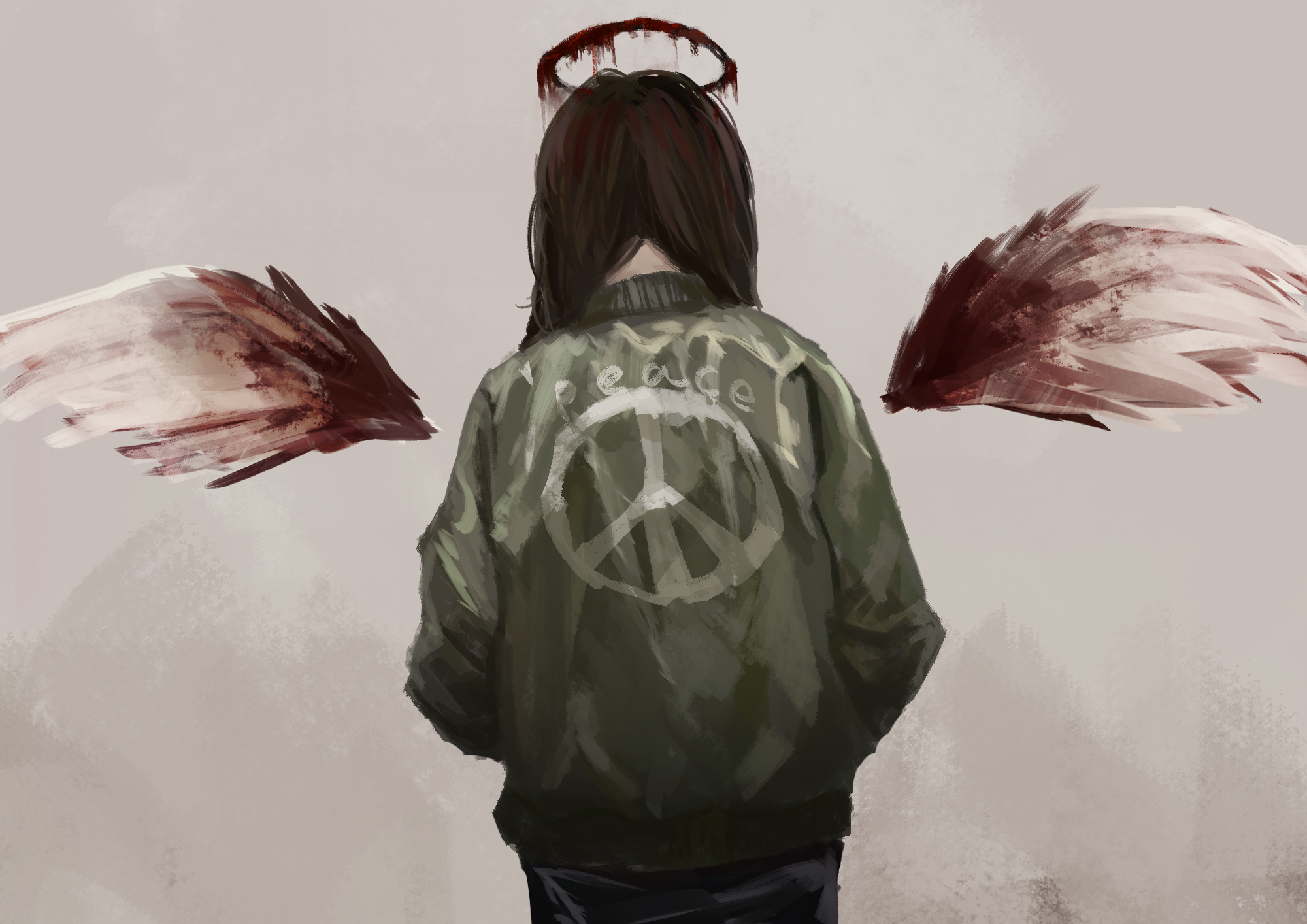 Download Blood Angel Anime Girl Anime Girl HD Wallpaper by 樽摩