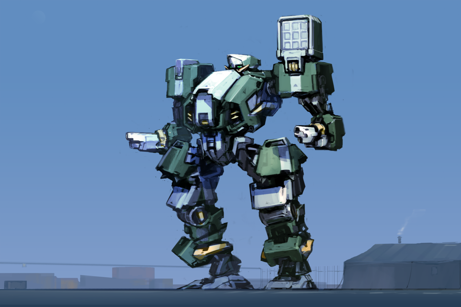 Download Sci Fi Robot HD Wallpaper by ksenolog