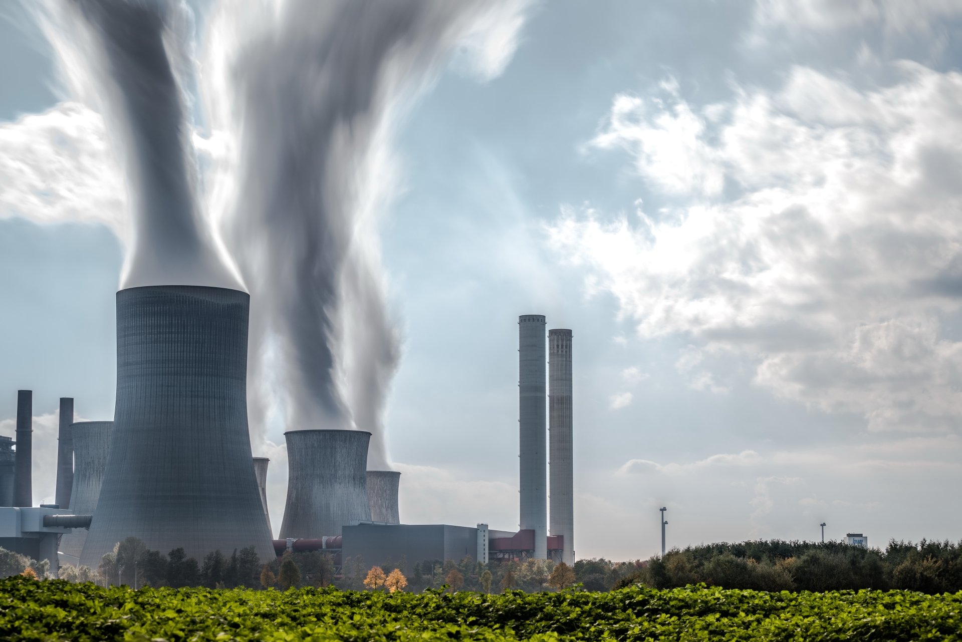 Download Nuclear Plant Man Made Power Plant 4k Ultra HD Wallpaper