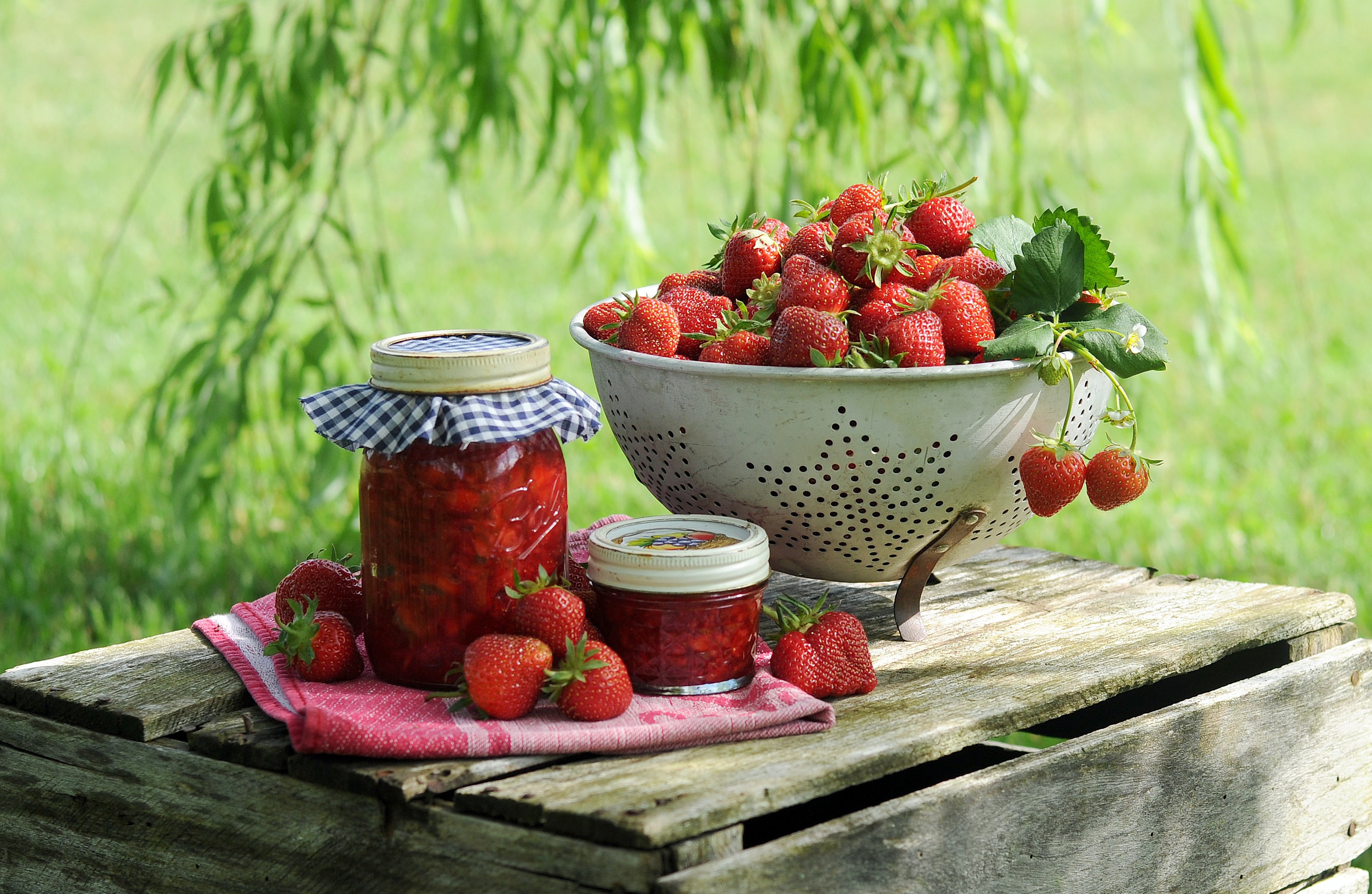 Download Strawberry Berry Food Jam HD Wallpaper