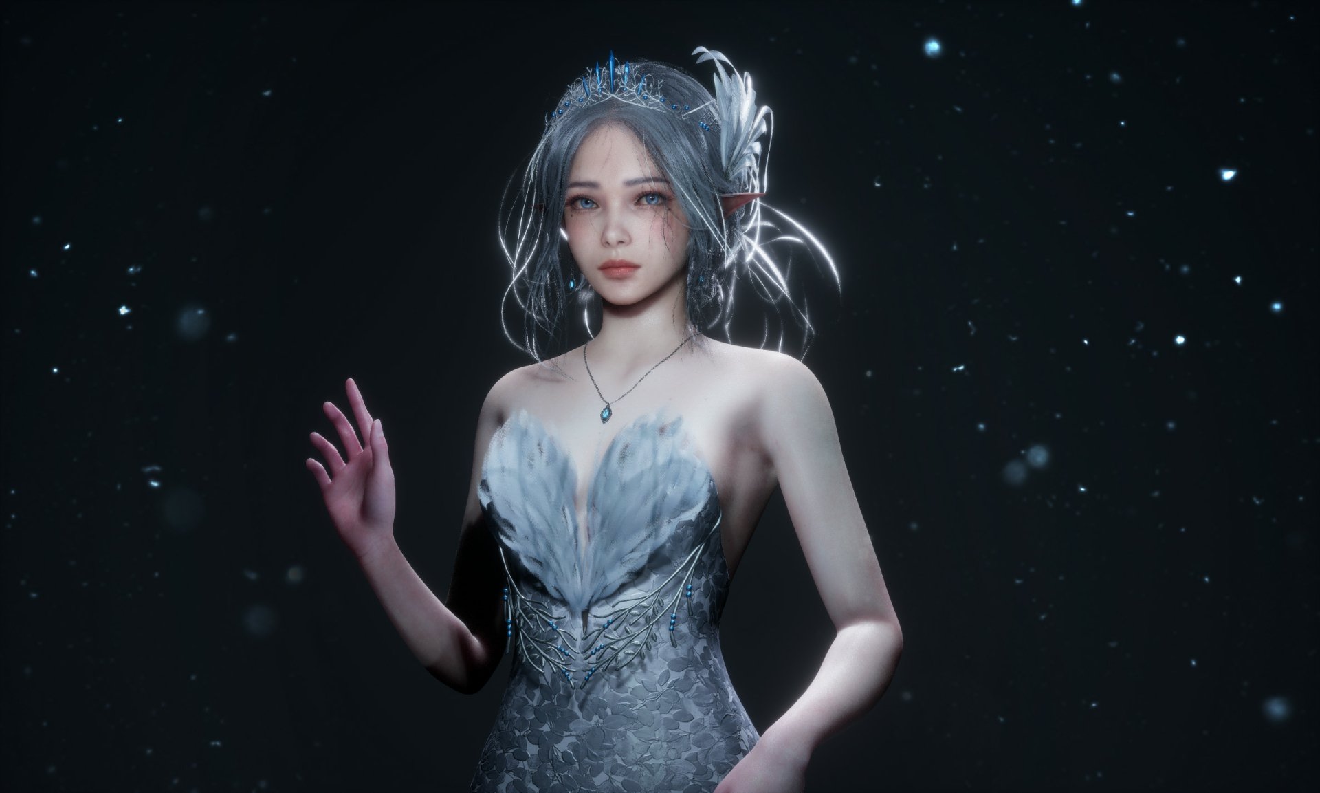 GhostBlade Elf Princess: Fantasy HD Comic Magic by LEE GH | 2373x1425 ...