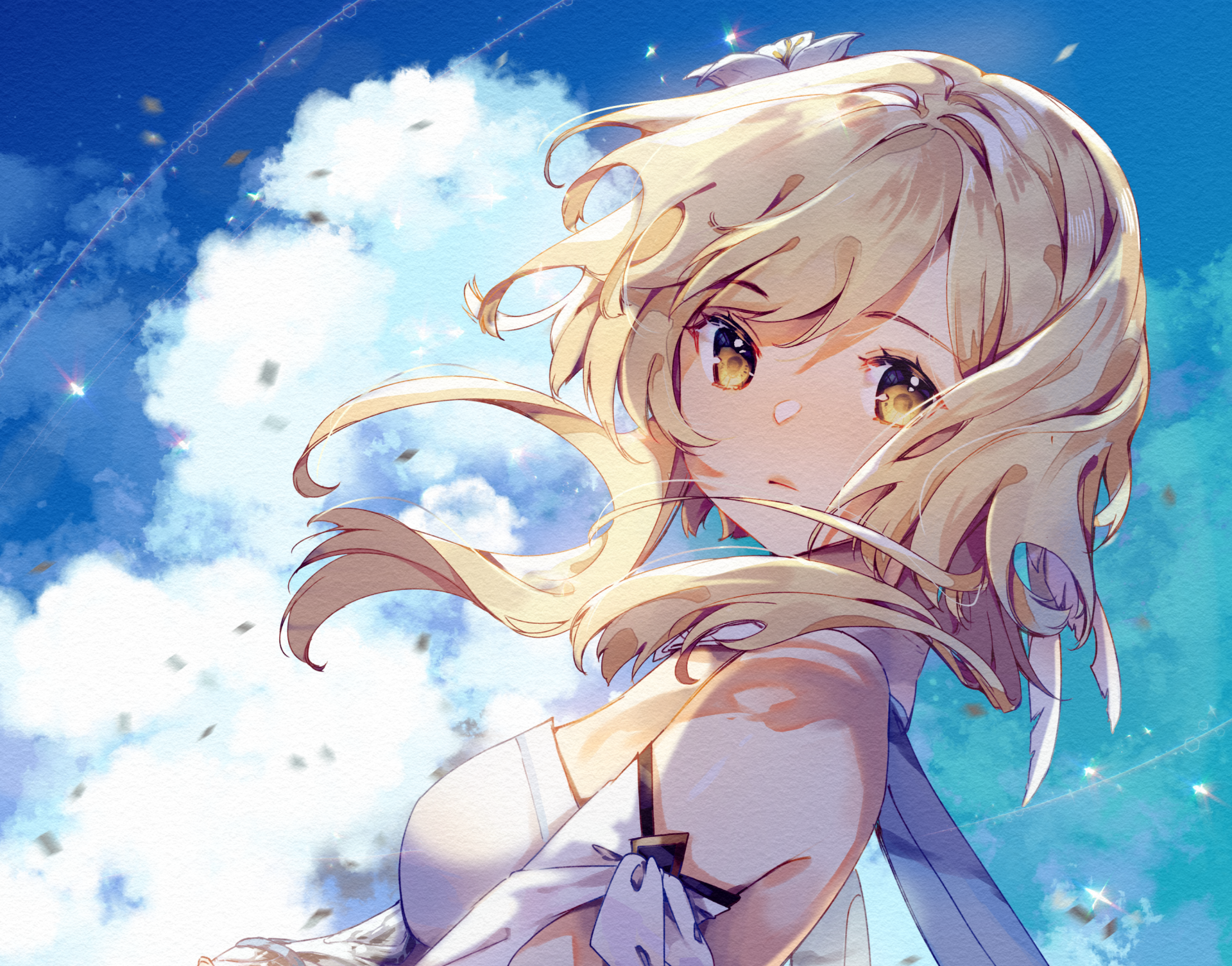 Lumine HD Wallpaper - Genshin Impact Bliss by Nachoz