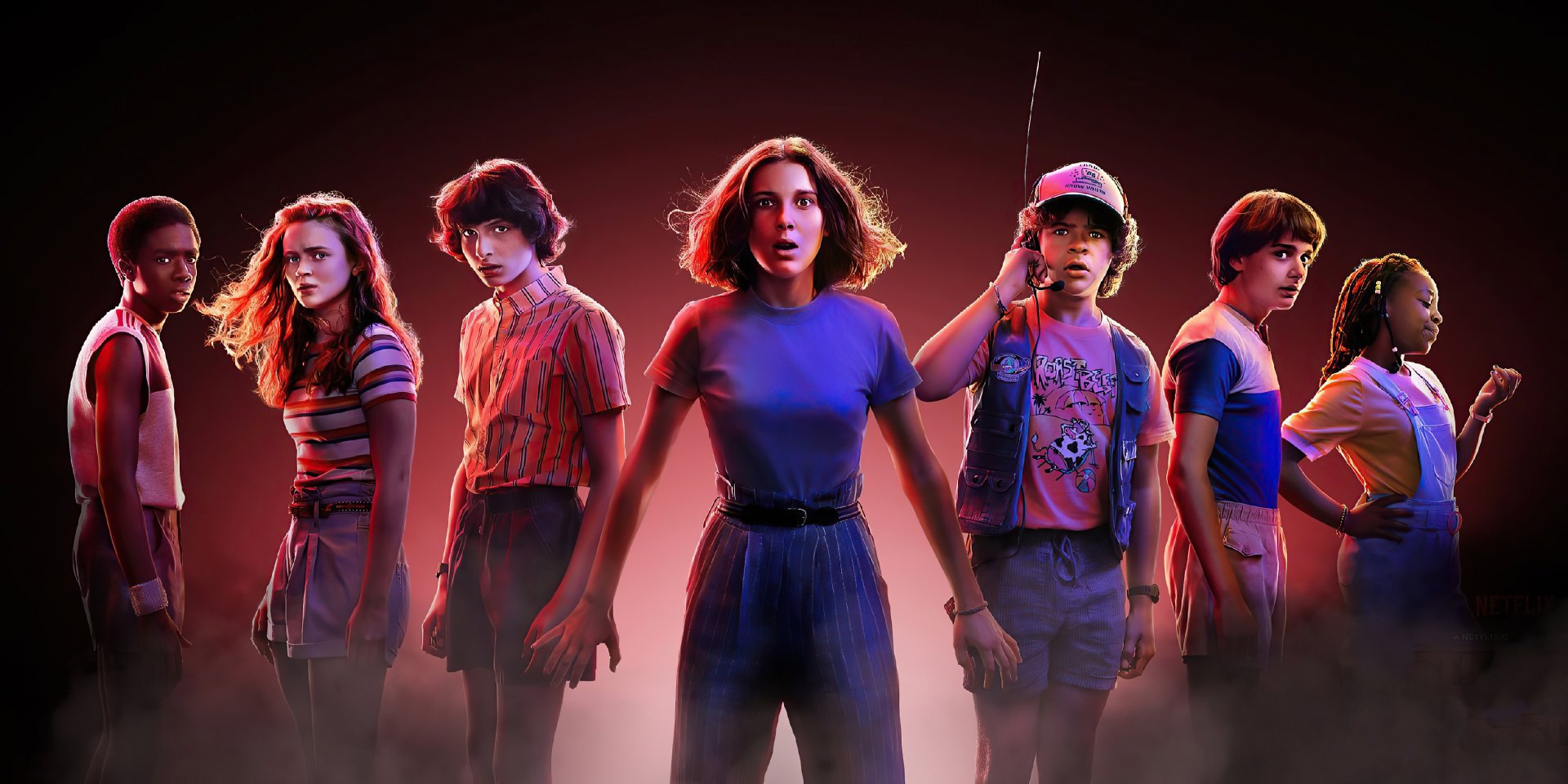 Stranger Things HD Wallpaper: Iconic TV Show Cast in Action
