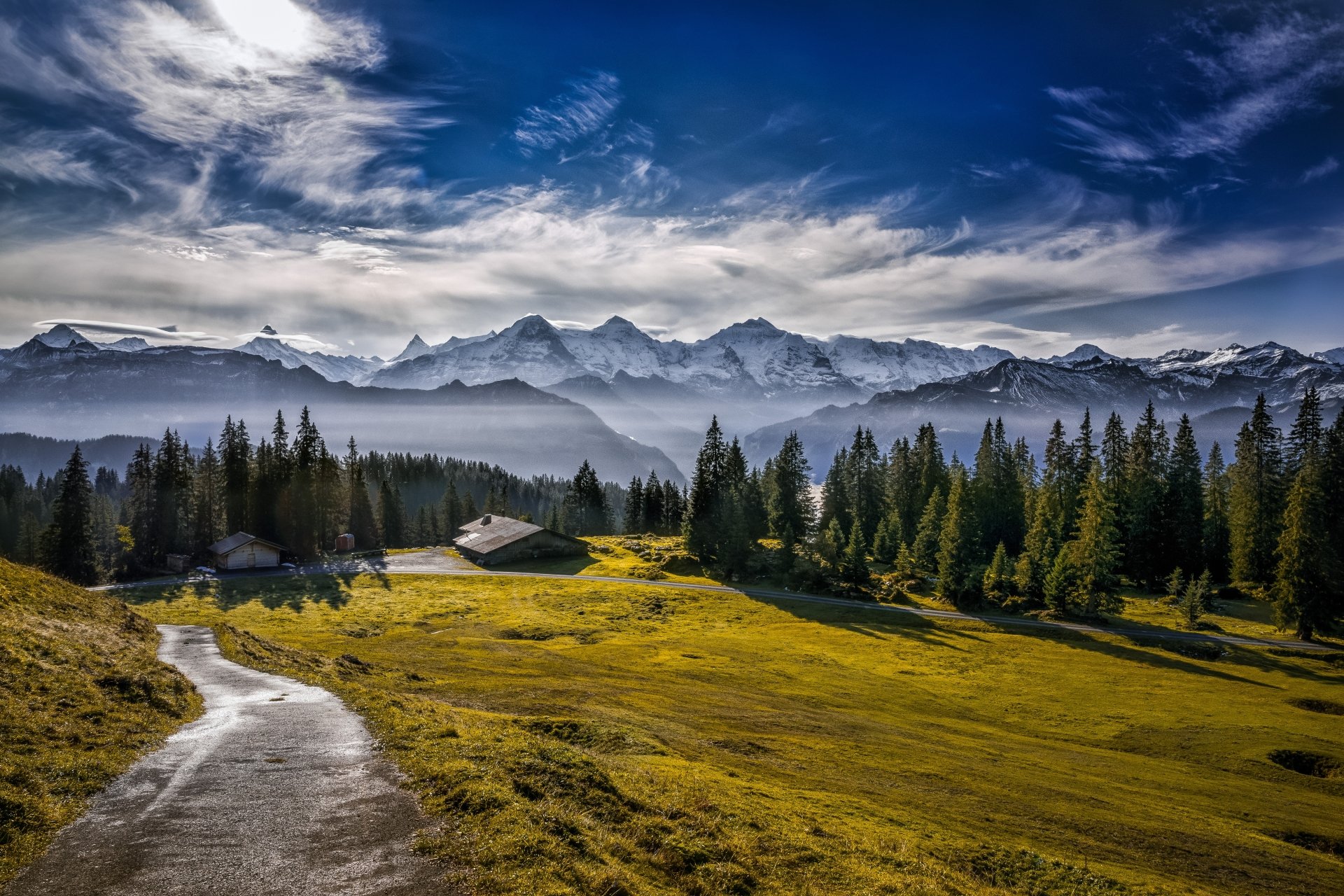 Alps Cabin — 5K Ultra HD Mountain Landscape | 6000x4000 | Wallpaper Abyss