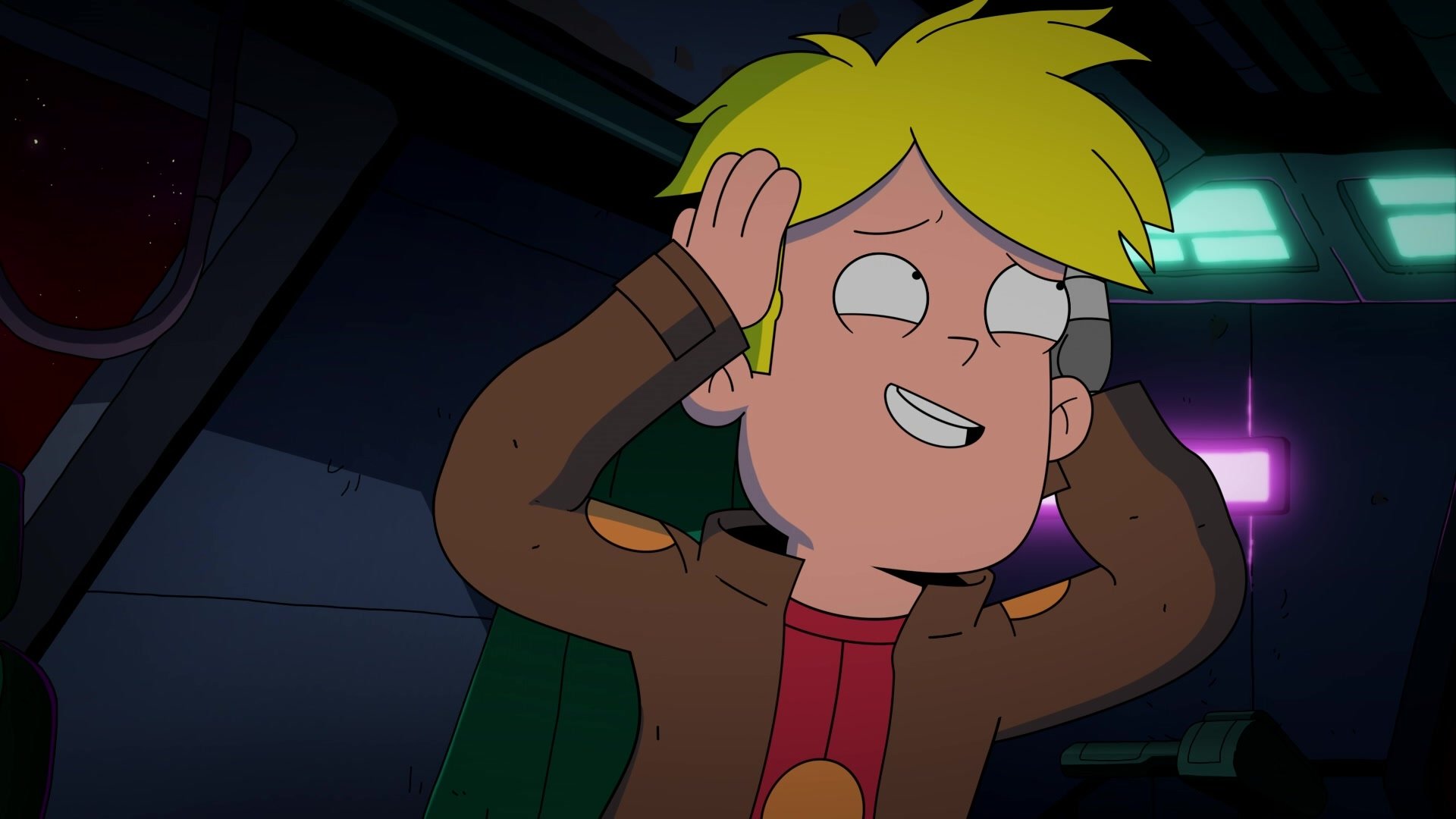 Download Smile Blonde Gary Goodspeed TV Show Final Space HD Wallpaper
