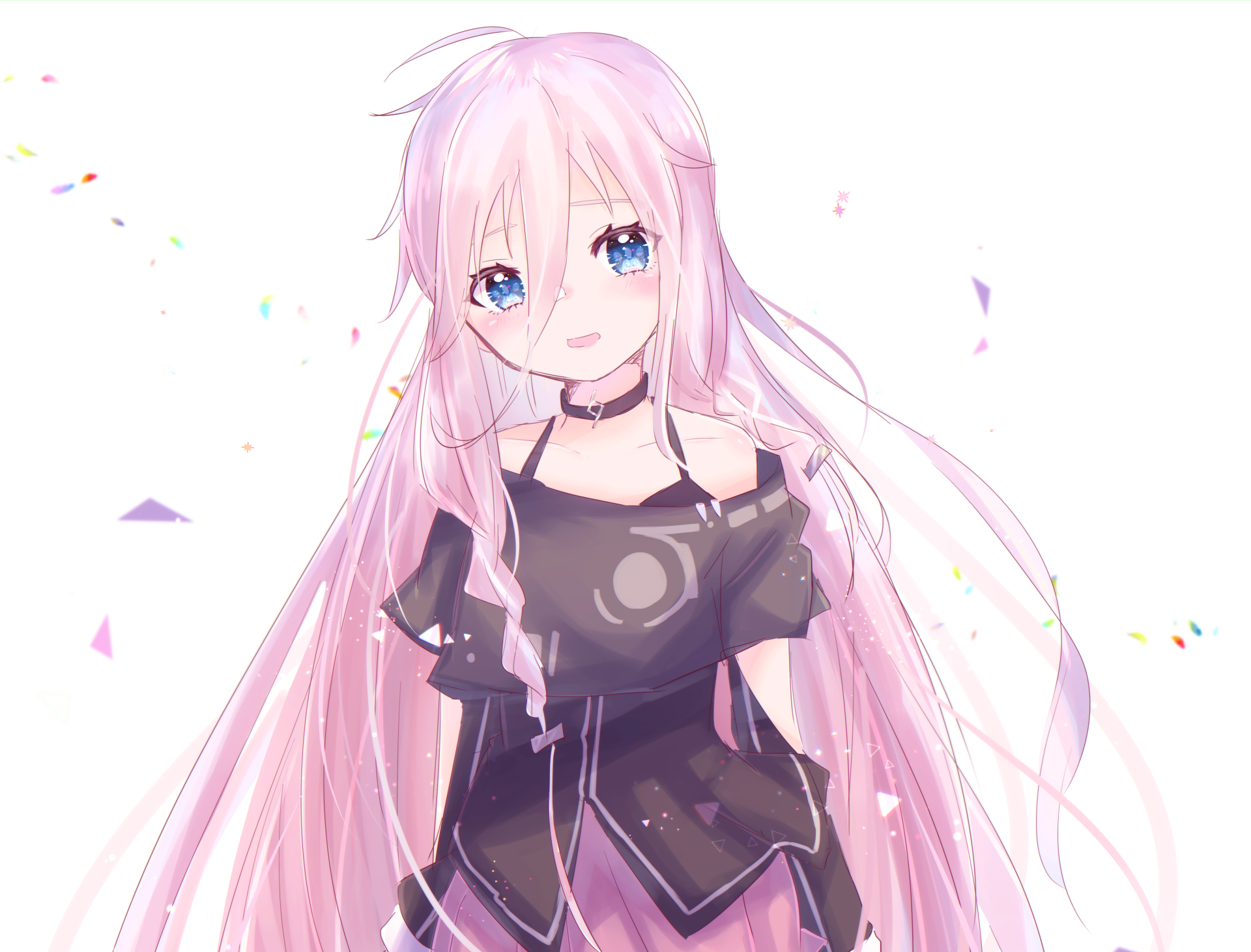 Download Pink Hair Blue Eyes Long Hair IA (Vocaloid) Anime Vocaloid 4k ...