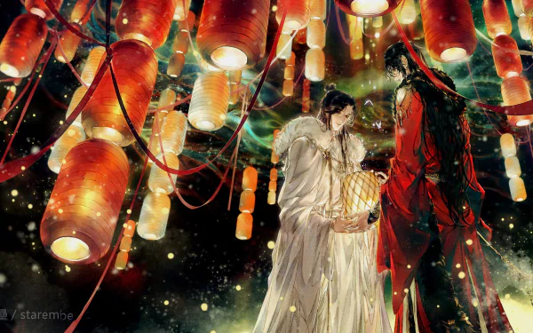 Heaven Official's Blessing: Xie Lian & Hua Cheng HD Anime Wallpaper