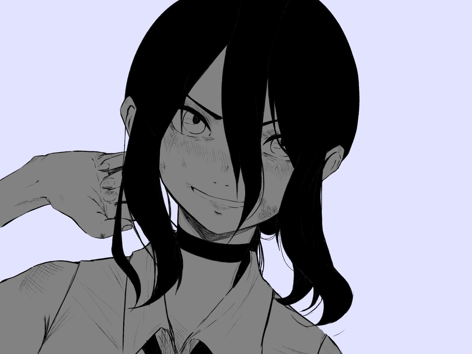Reze — Chainsaw Man Anime HD Wallpaper: Silent Smile by Niewlock ...