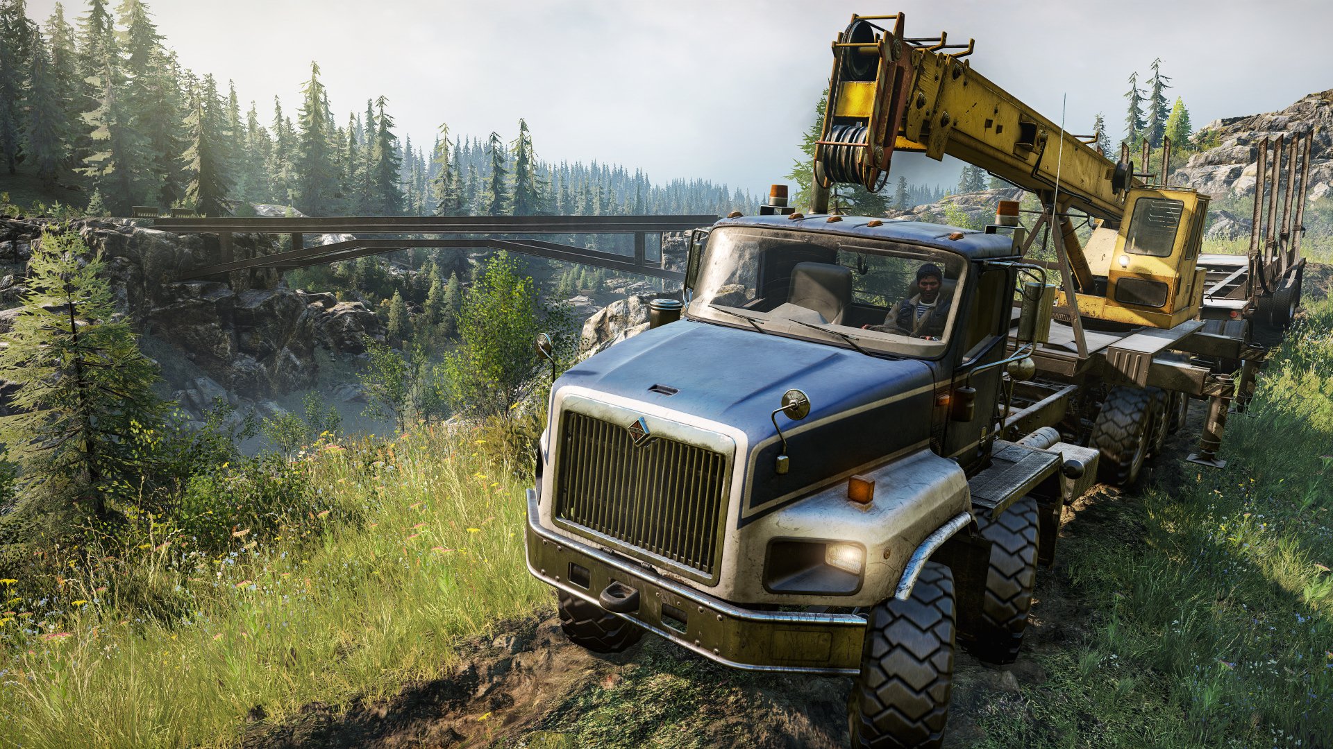 Download Video Game SnowRunner 4k Ultra HD Wallpaper