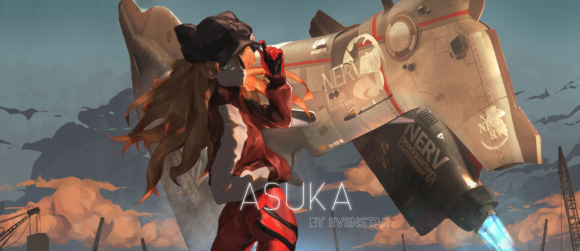 Asuka Langley Sohryu HD Wallpaper – Neon Genesis Evangelion Tribute by ...
