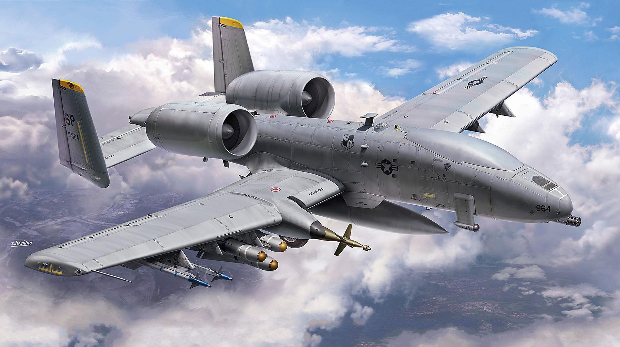 Download Warplane Aircraft Jet Fighter Military Fairchild Republic A-10 ...